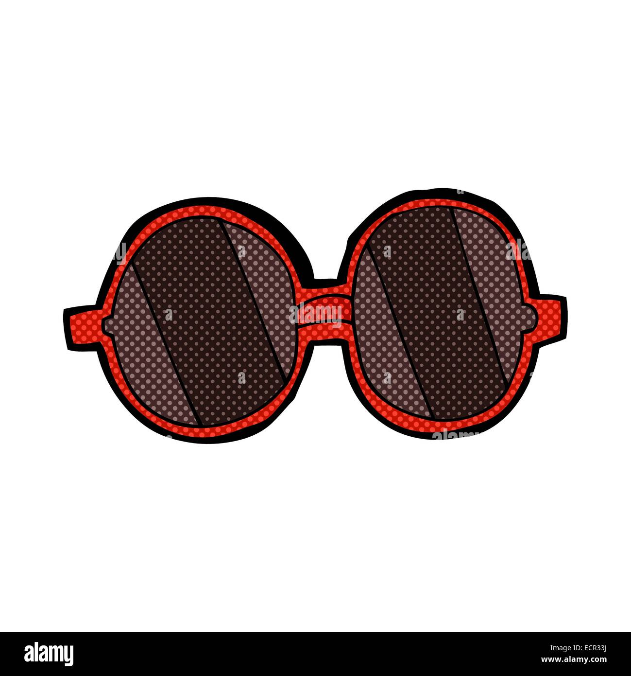 retro comic book style cartoon sunglasses Stock Vector Image & Art - Alamy