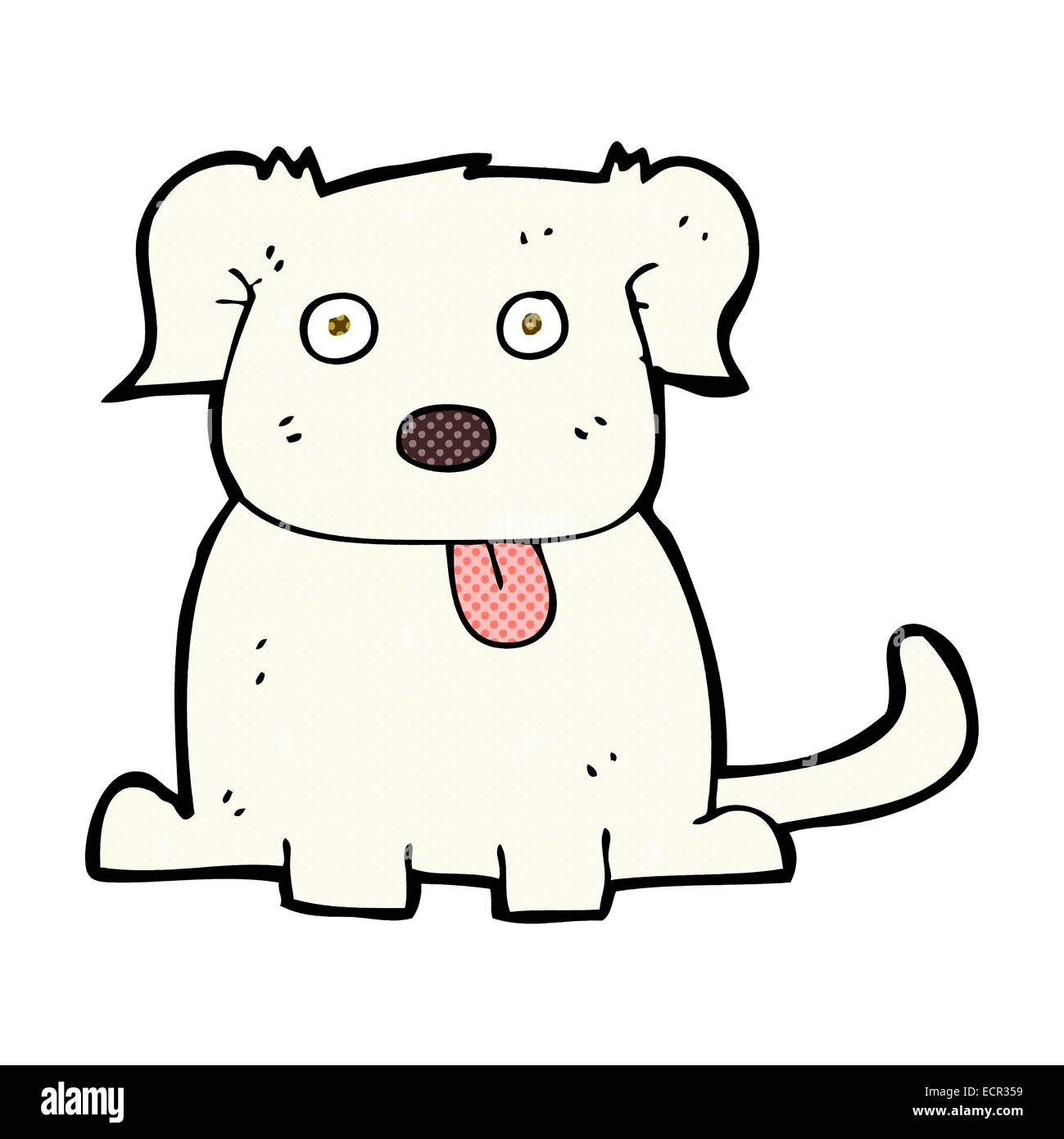 retro comic book style cartoon dog Stock Vector Image & Art - Alamy
