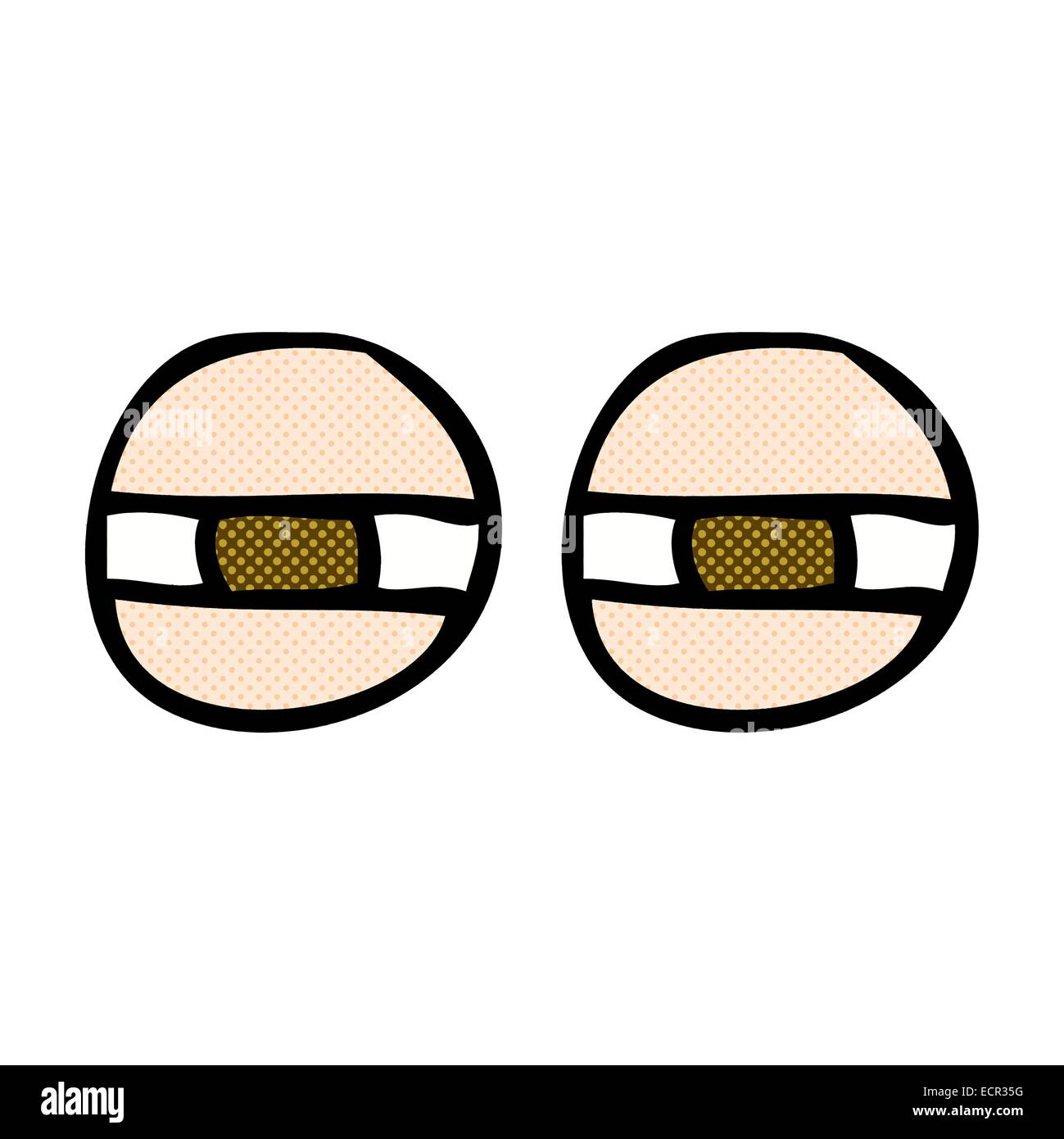 retro comic book style cartoon eyes Stock Vector Image & Art - Alamy