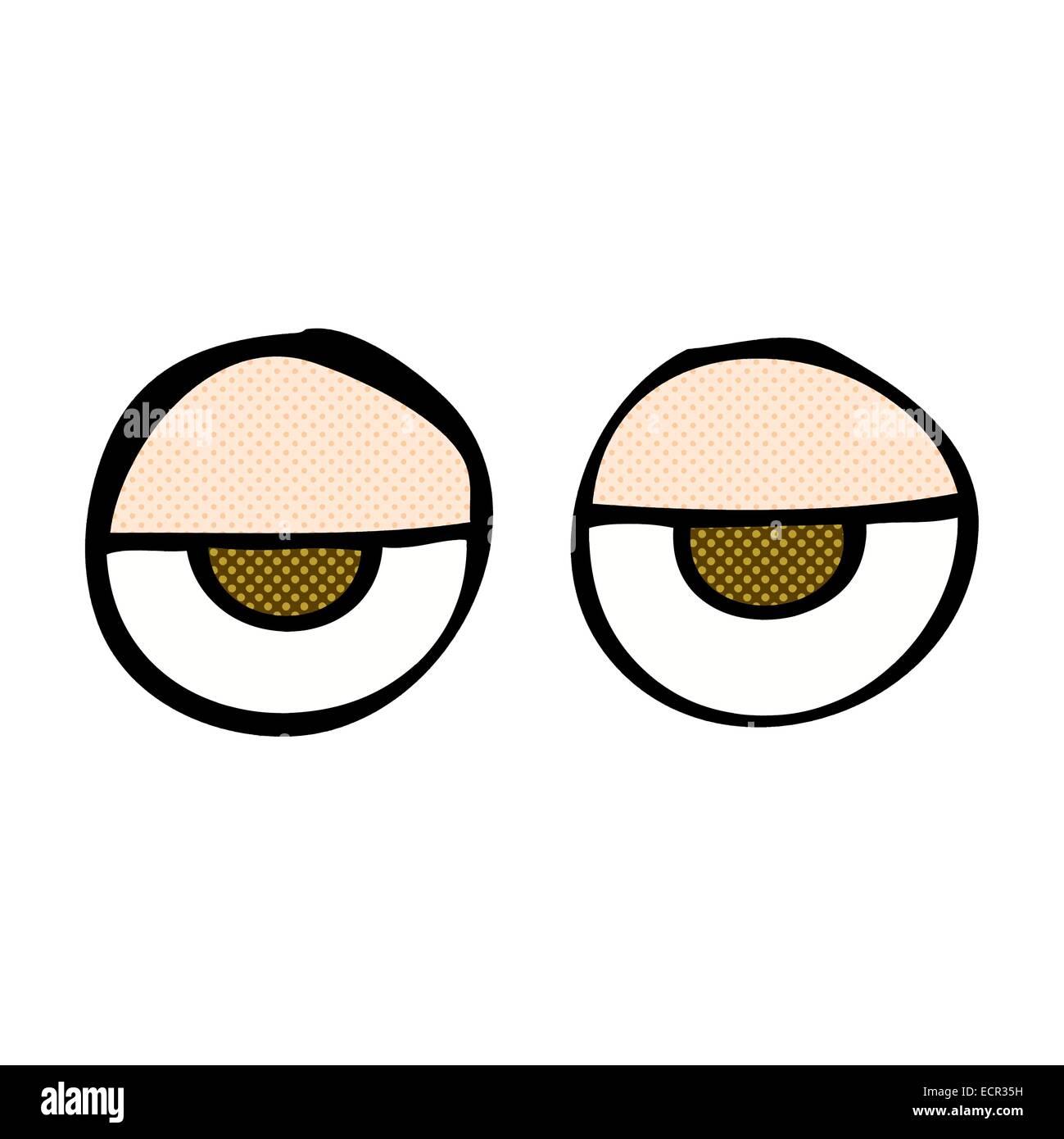 retro comic book style cartoon eyes Stock Vector Image & Art - Alamy