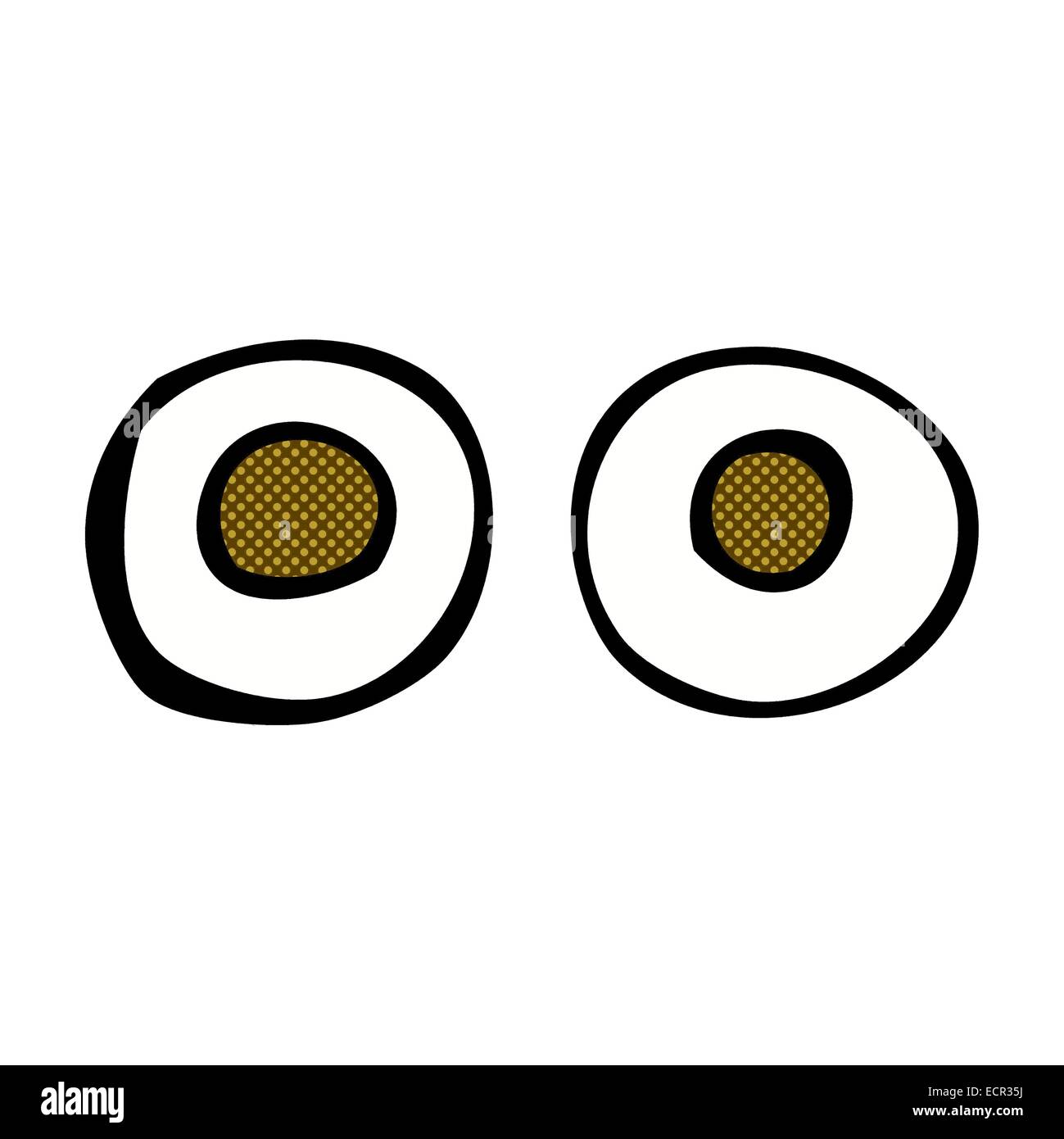 retro comic book style cartoon eyes Stock Vector Image & Art - Alamy