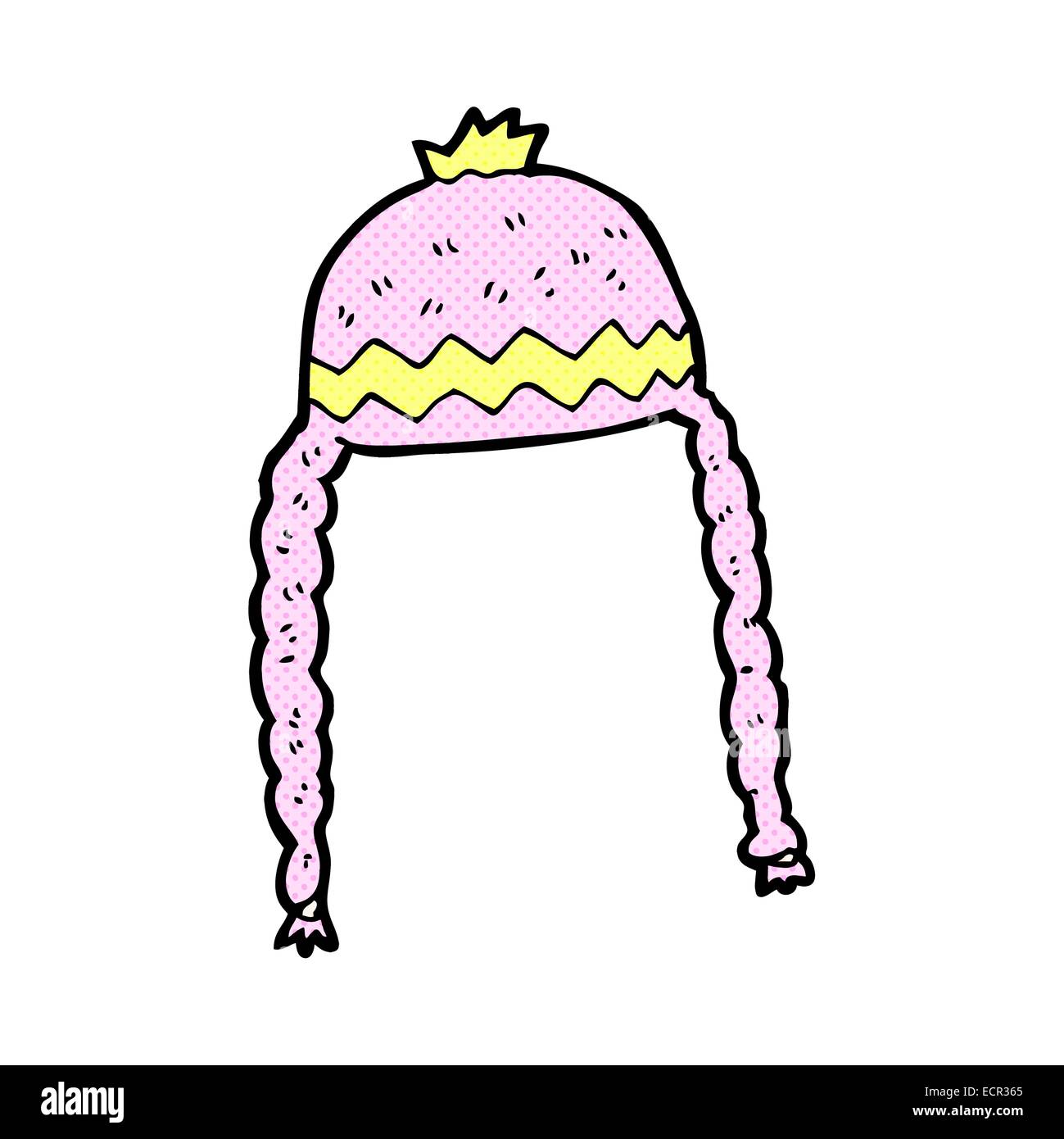 retro comic book style cartoon cool hat Stock Vector Image & Art - Alamy