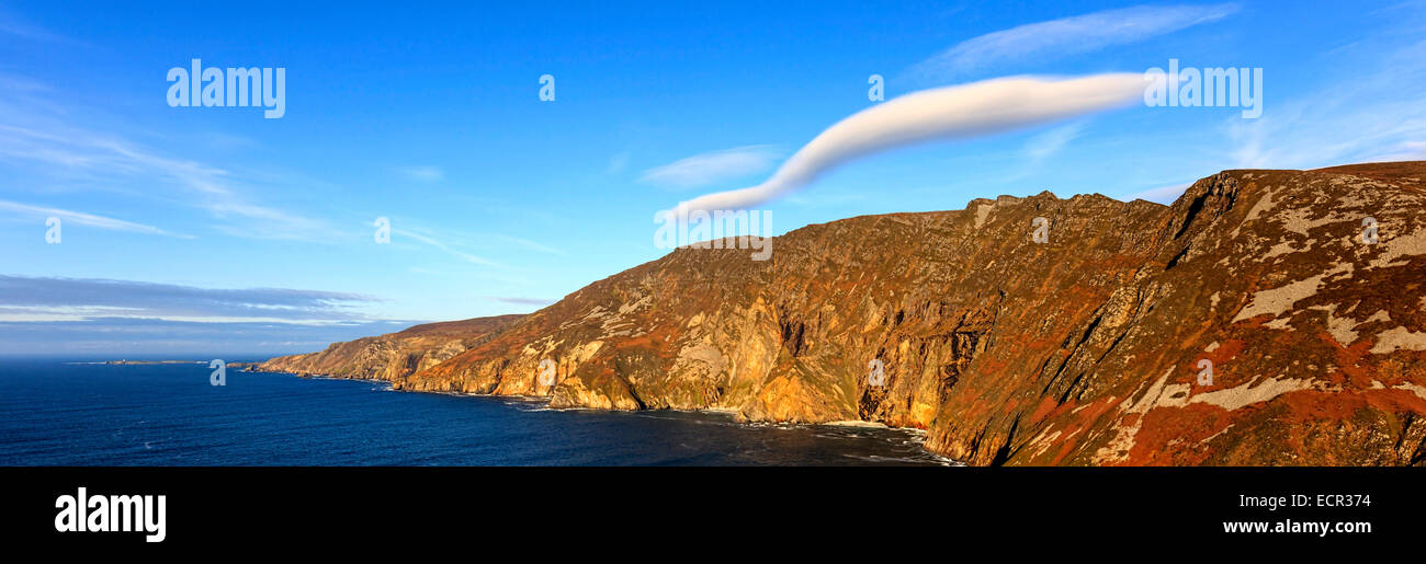 Bunglass Cliffs, highest sea cliffs in europe, County Donegal, Republic ...