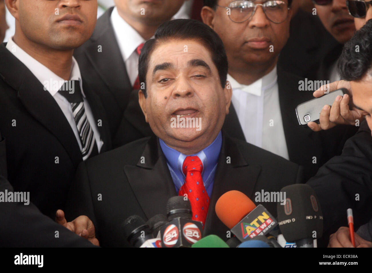 Dhaka, Bangladesh. 18th December 2014. Businessman Dr Moosa Bin ...