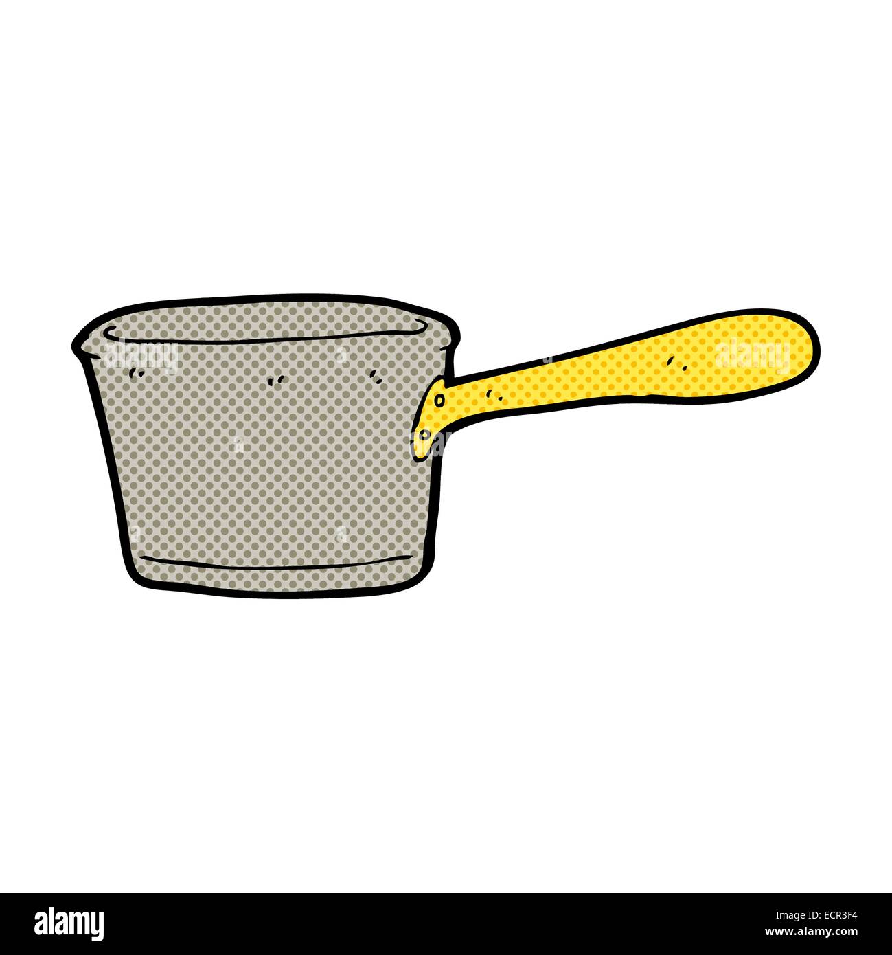 retro comic book style cartoon kitchen pan Stock Vector Image & Art - Alamy