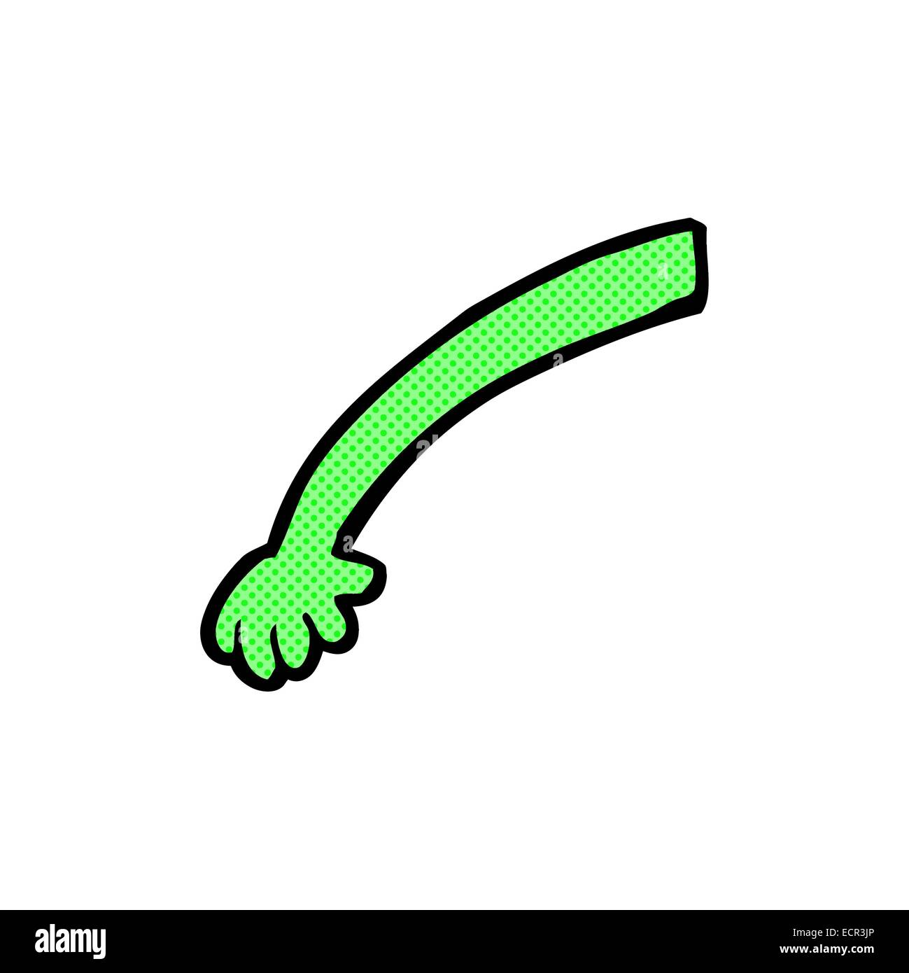 retro comic book style cartoon alien arm Stock Vector Image & Art - Alamy