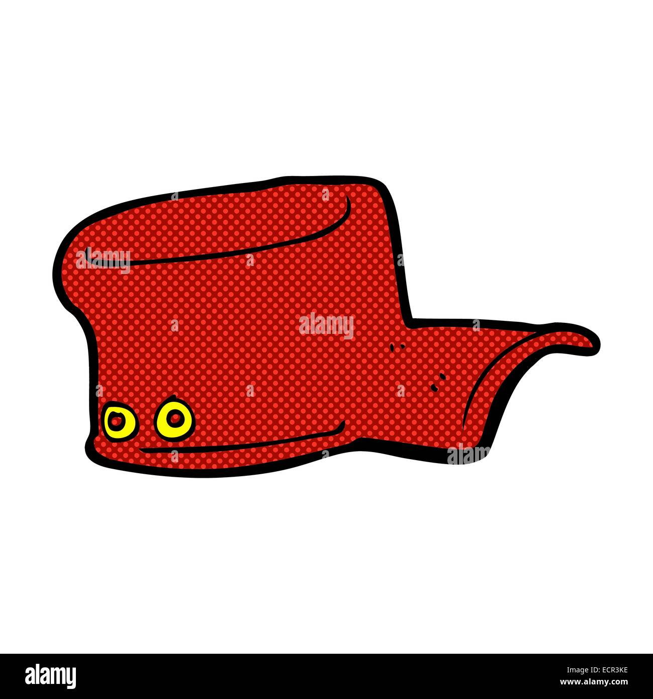 retro comic book style cartoon uniform hat Stock Vector Image & Art - Alamy
