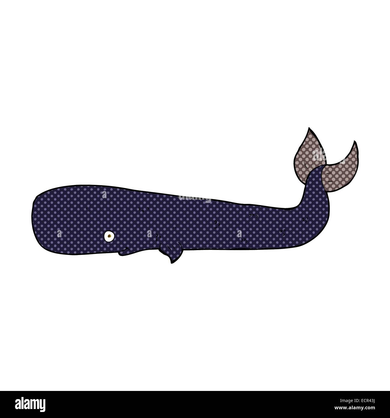 retro comic book style cartoon whale Stock Vector Image & Art - Alamy