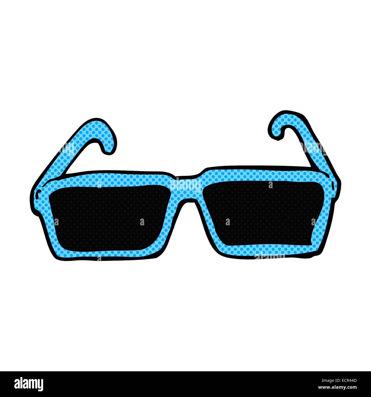 retro comic book style cartoon sunglasses Stock Vector Image & Art - Alamy