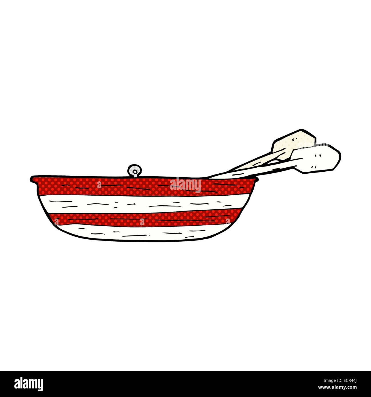 retro comic book style cartoon rowing boat Stock Vector Image & Art - Alamy