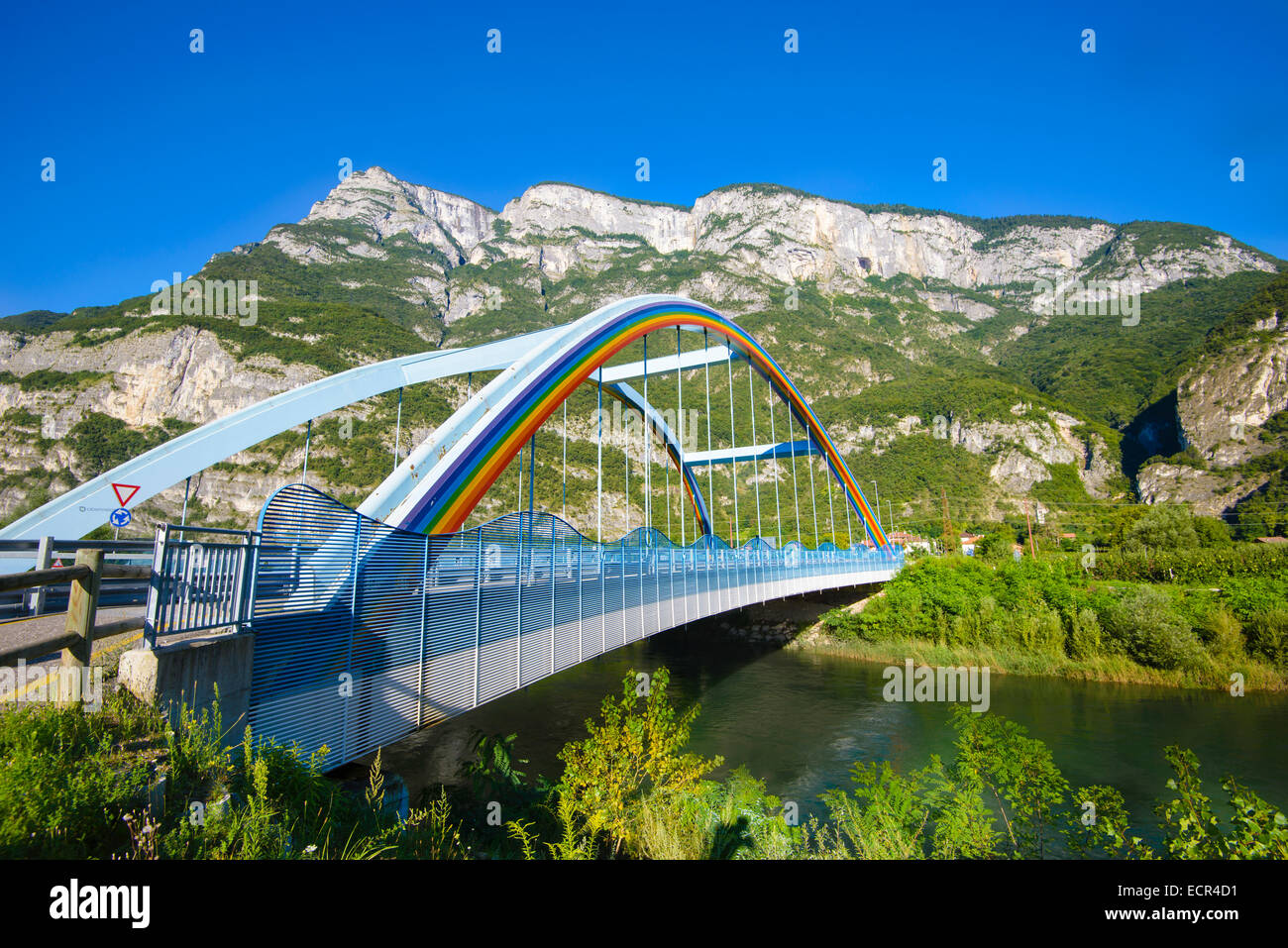 Italy bridge river north hi-res stock photography and images - Alamy