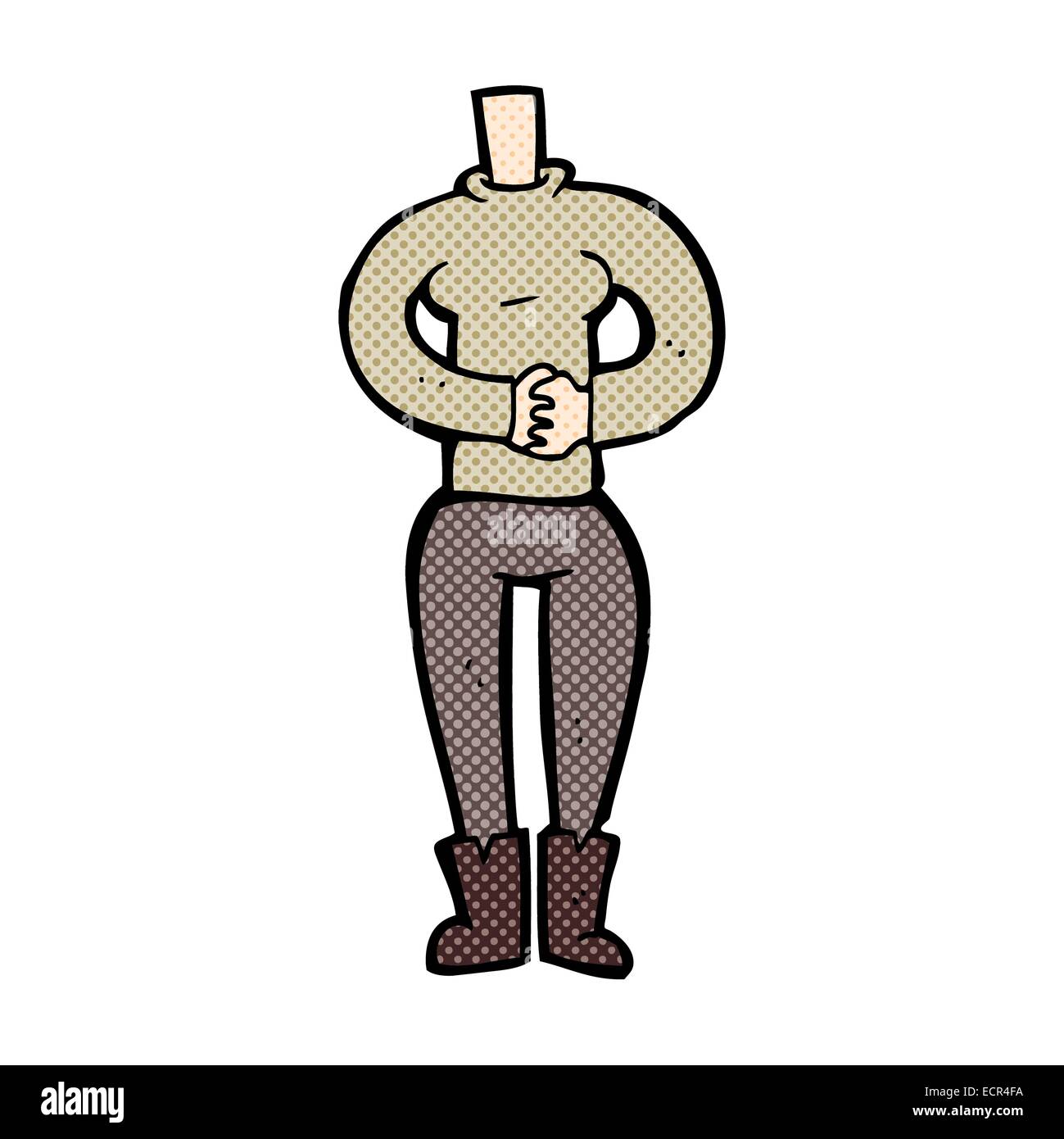 retro comic book style cartoon female body (mix and match retro comic ...