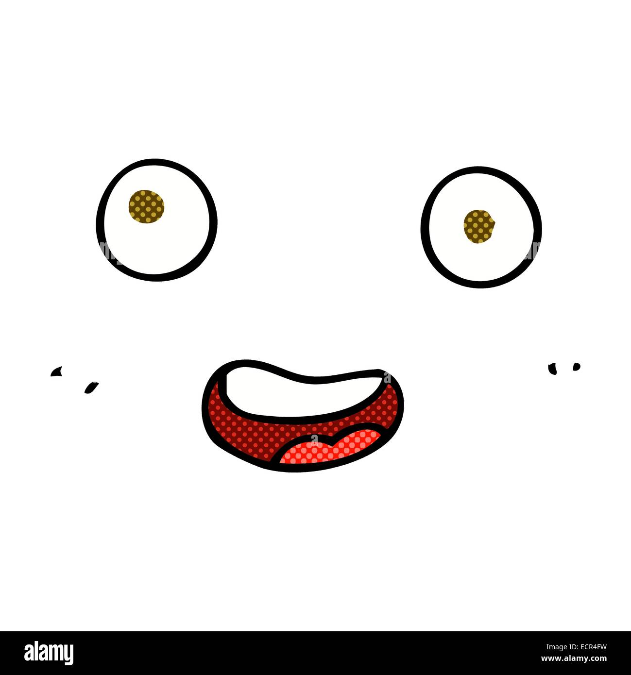 retro comic book style cartoon face Stock Vector Image & Art - Alamy
