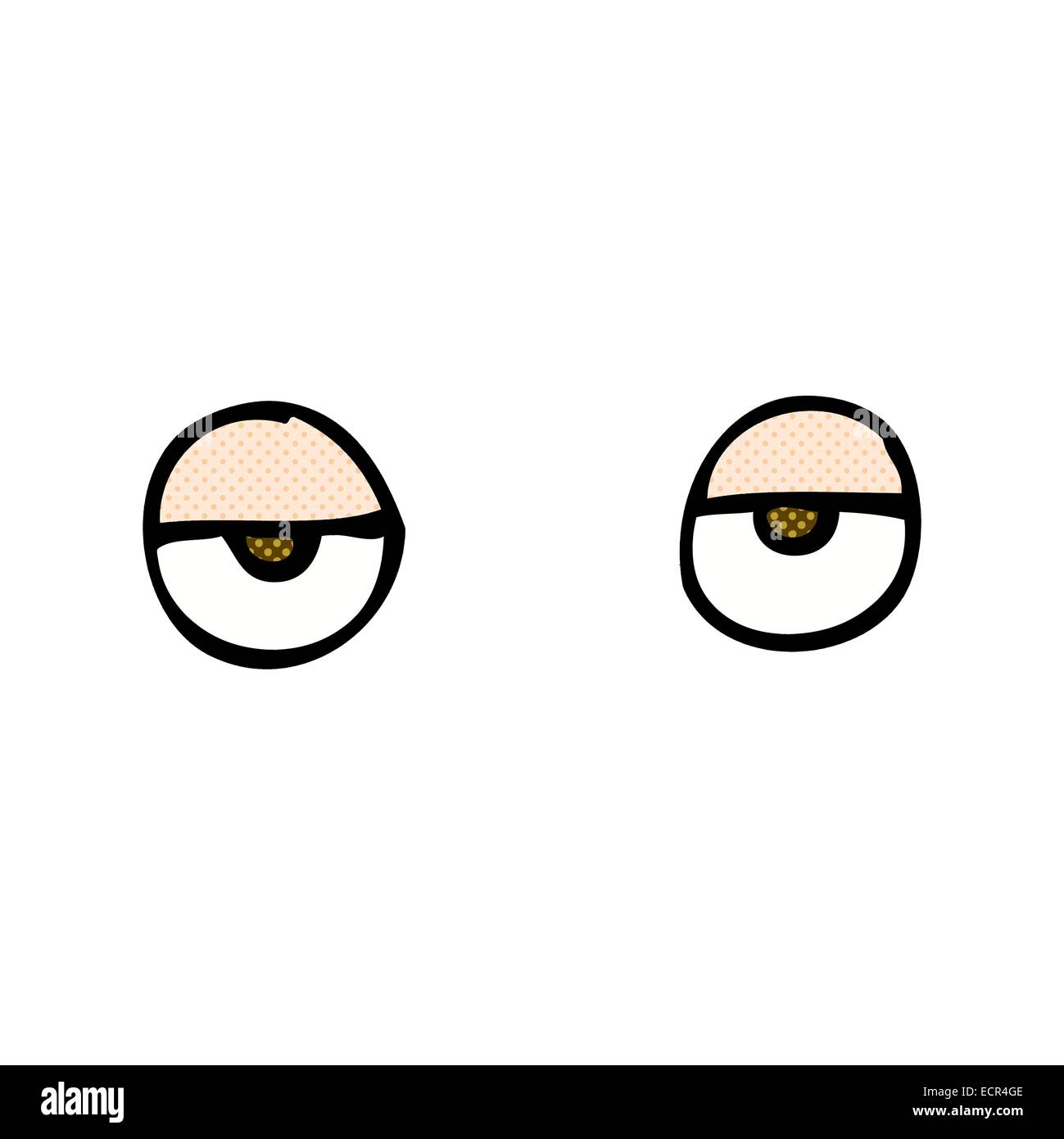 retro comic book style cartoon eyes Stock Vector Image & Art - Alamy
