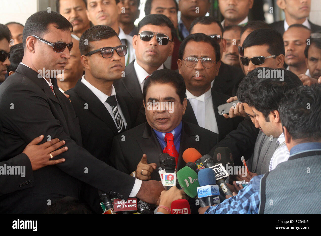 Dhaka, Bangladesh. 18th December 2014. Businessman Dr Moosa Bin ...
