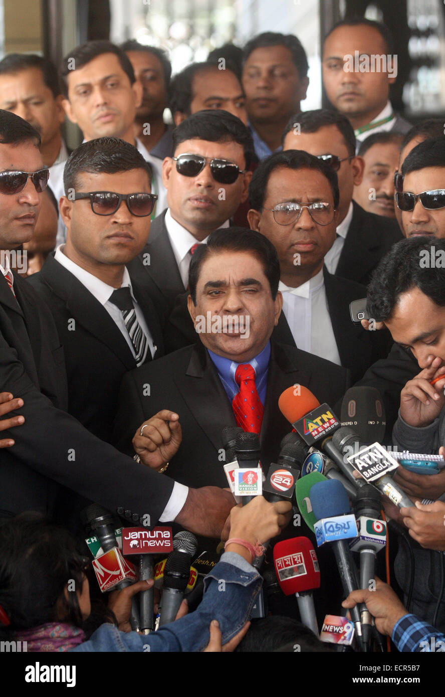 Dhaka, Bangladesh. 18th December 2014. Businessman Dr Moosa Bin ...