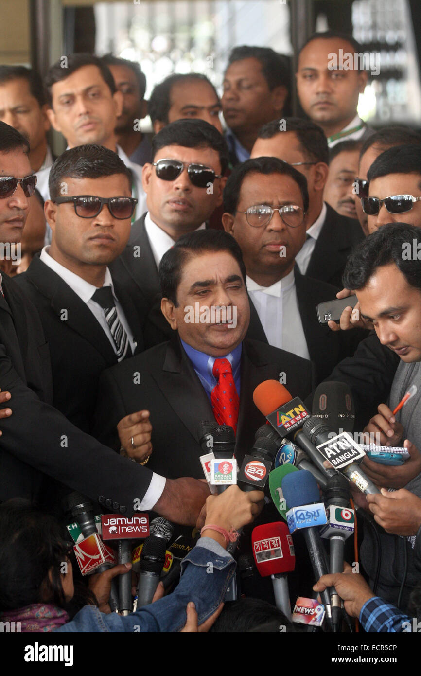 Dhaka, Bangladesh. 18th December 2014. Businessman Dr Moosa Bin ...