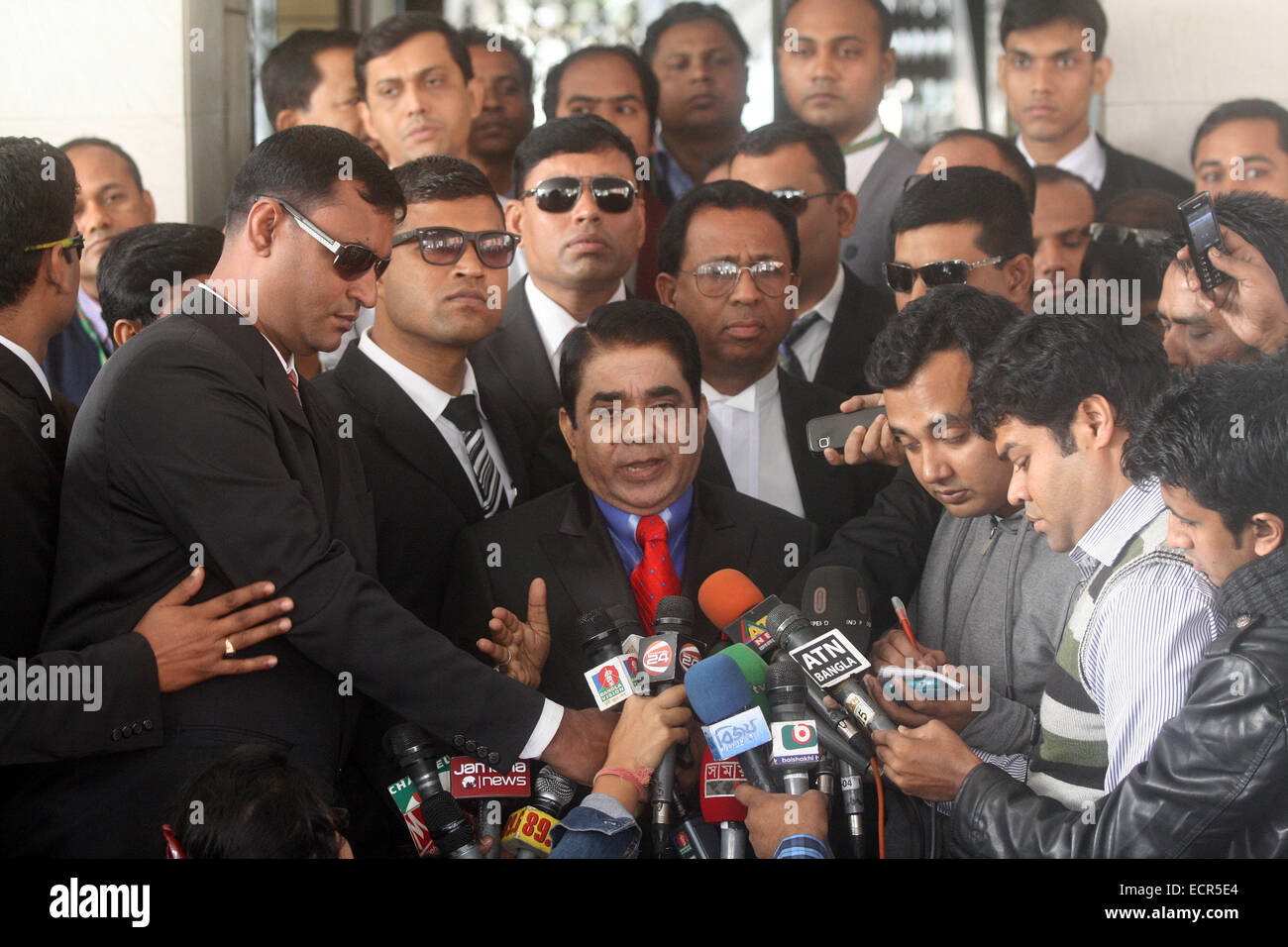 Dhaka, Bangladesh. 18th December 2014. Businessman Dr Moosa Bin ...