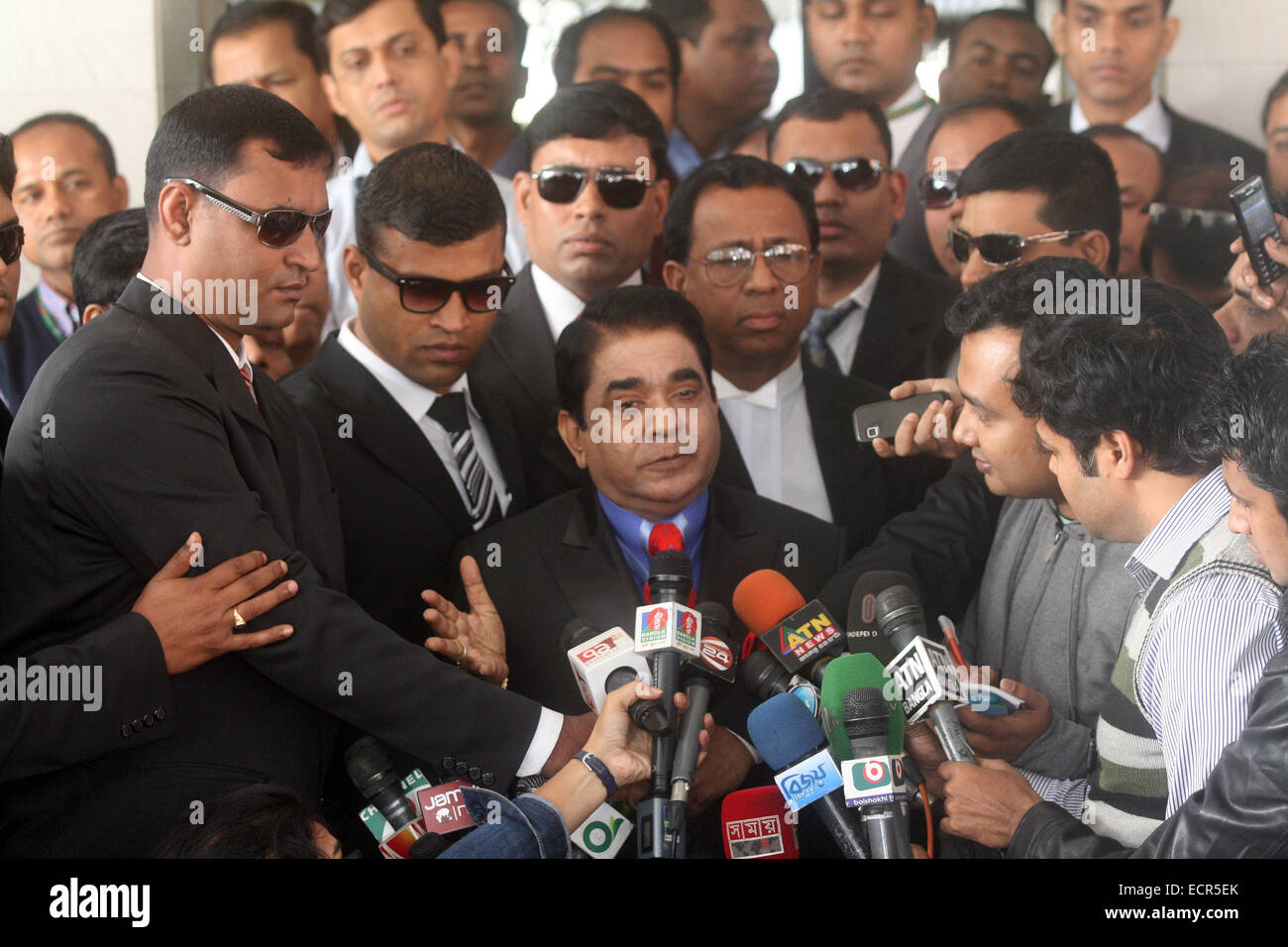Dhaka, Bangladesh. 18th December 2014. Businessman Dr Moosa Bin ...