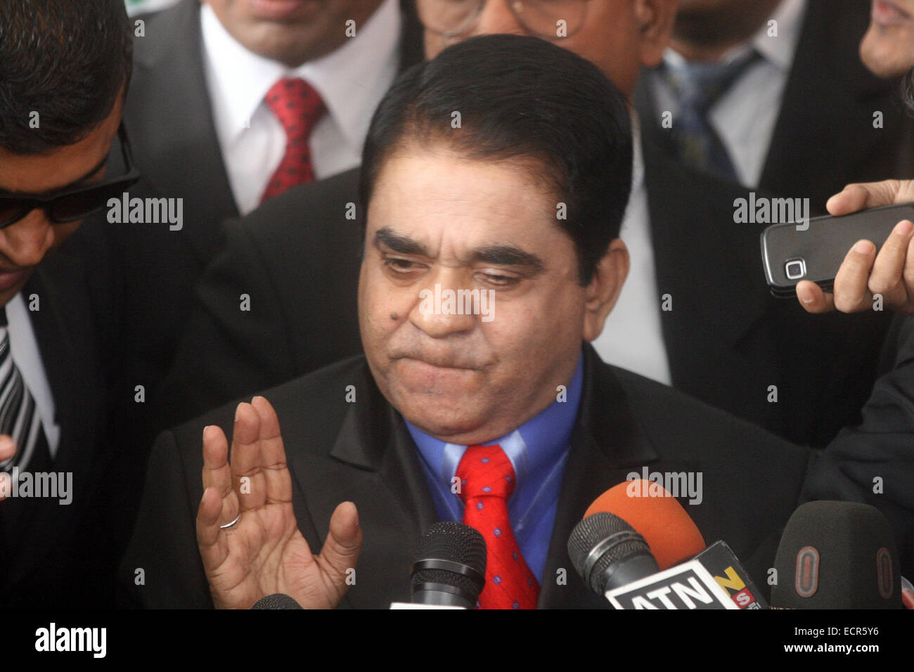 Dhaka, Bangladesh. 18th December 2014. Businessman Dr Moosa Bin ...