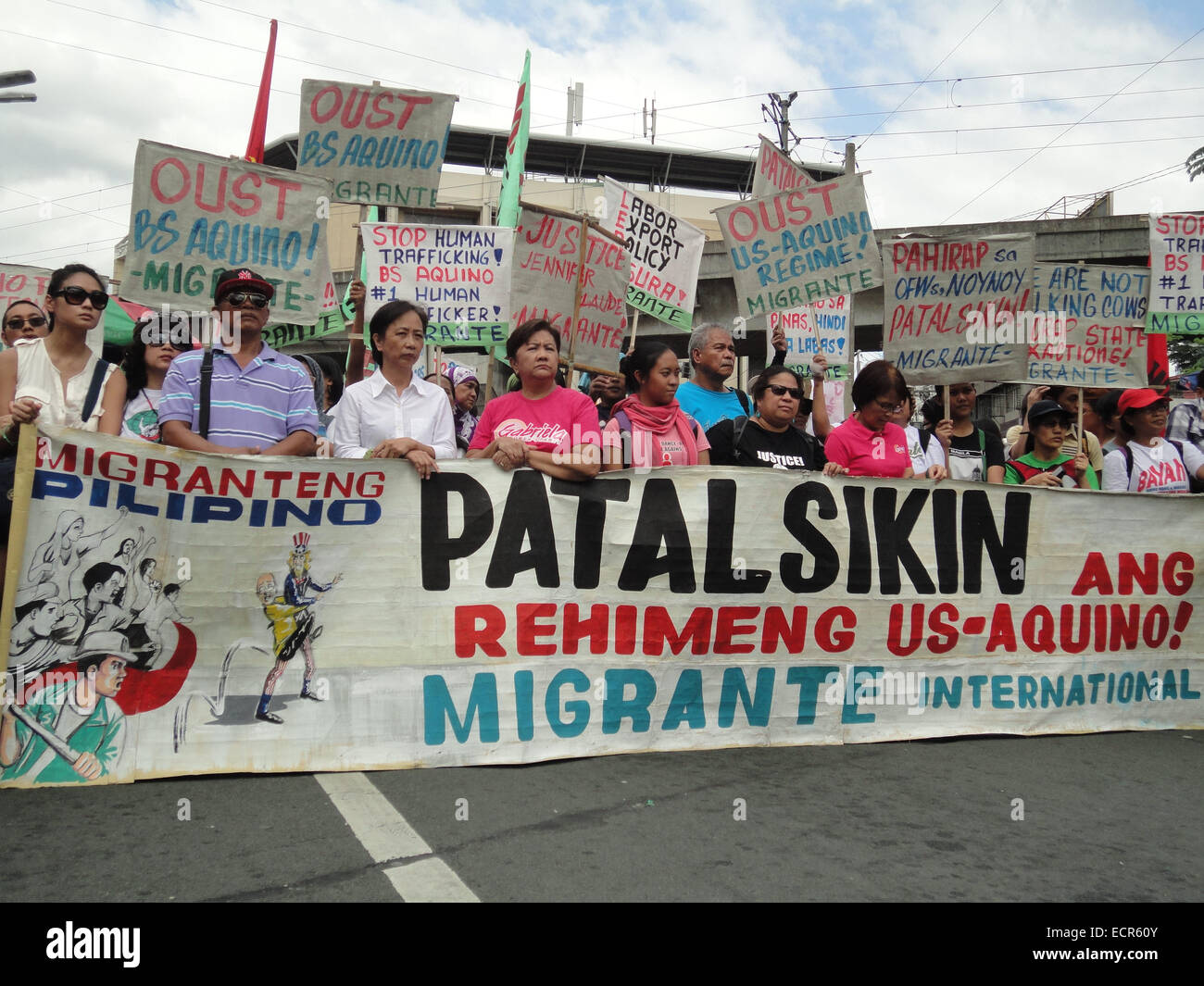Mendiola, Manila City, Philippines. 18th December, 2014. Protesters ...