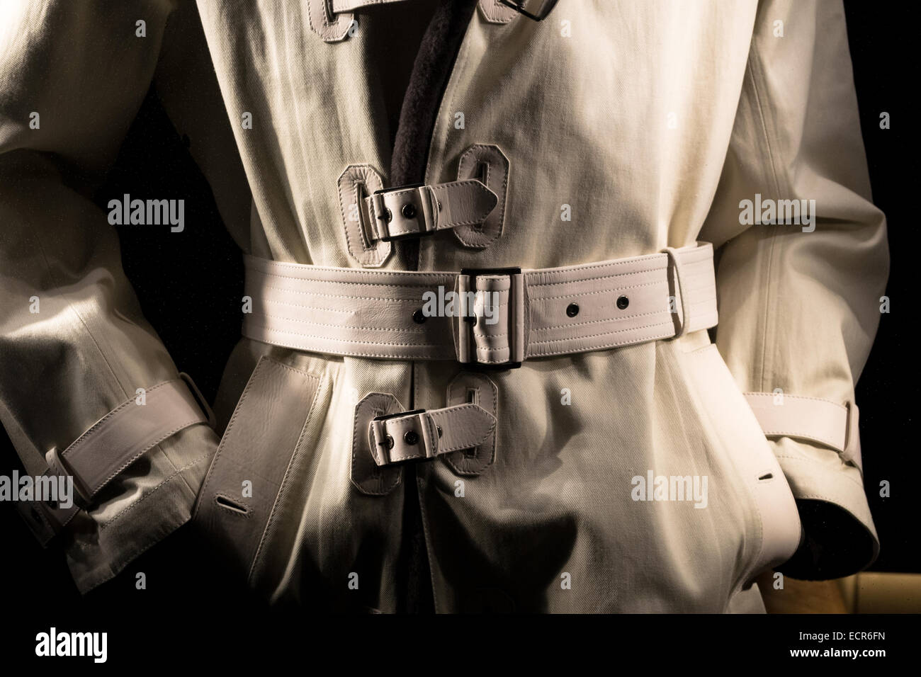 Undercover Cop Retro-Style Trench Coat Stock Photo - Alamy