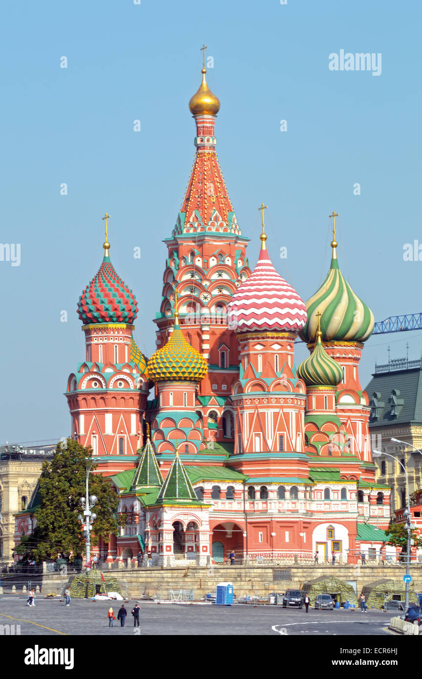 Moscow st basil's cathedral kremlin hi-res stock photography and images ...