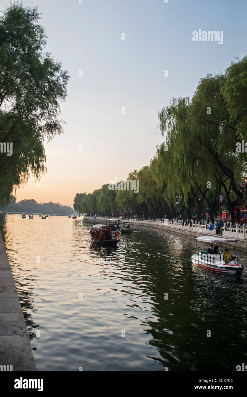 Shichaha lake, Xicheng district, Beijing, China Stock Photo - Alamy
