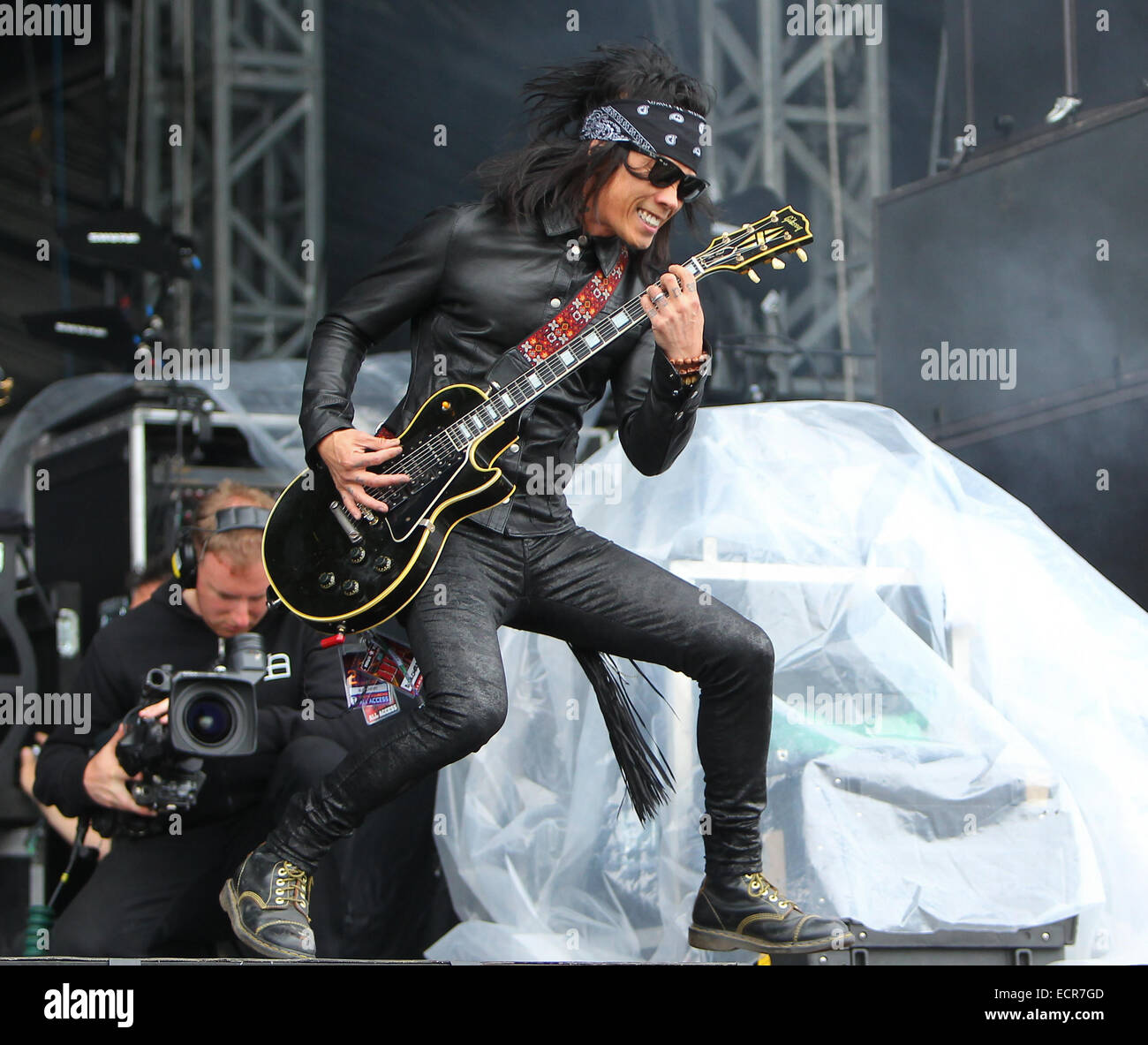 Buckcherry perform on The Main Stage on day 3 of Download at Donnington ...