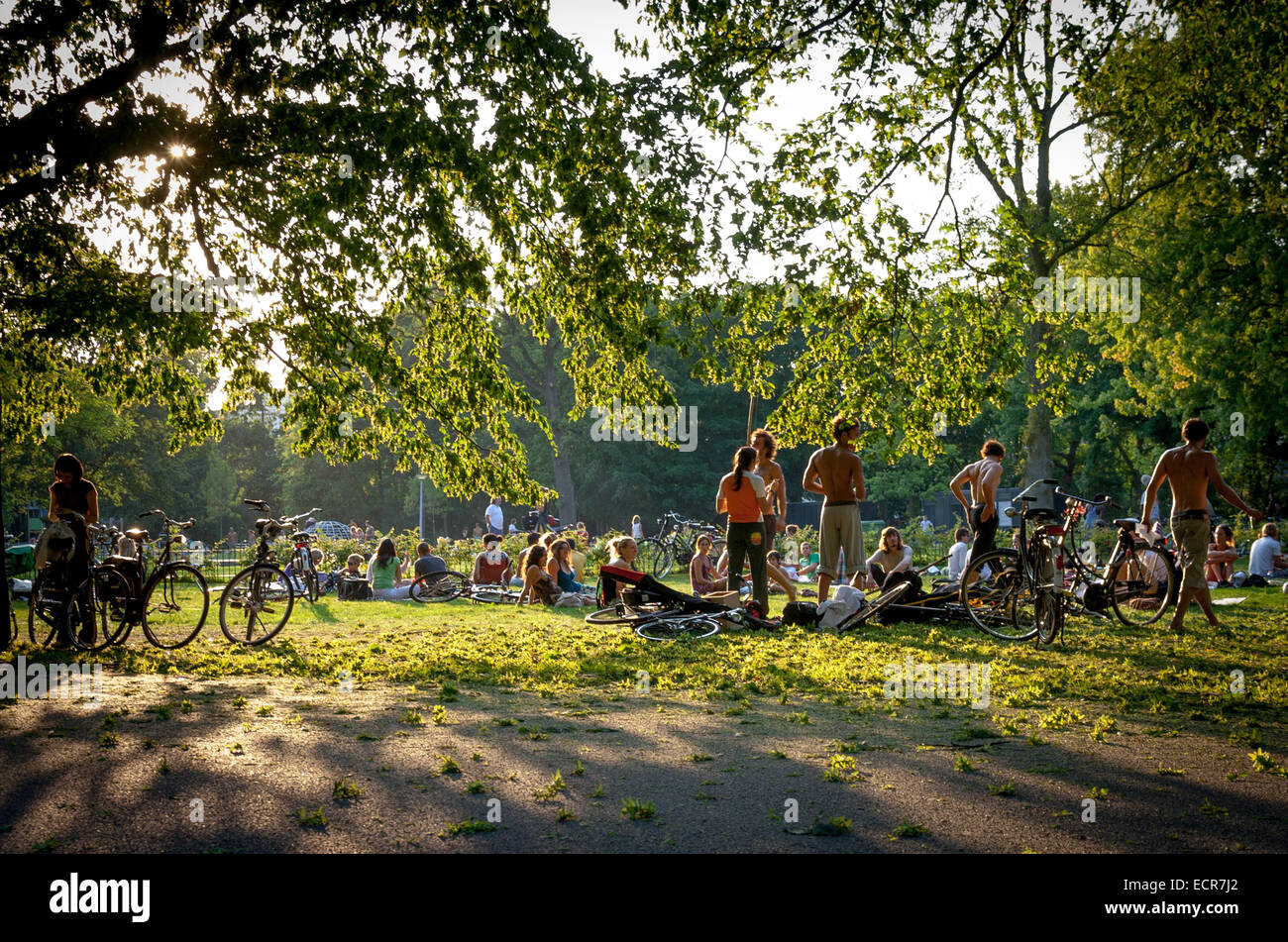 Parks in amsterdam hi-res stock photography and images - Alamy