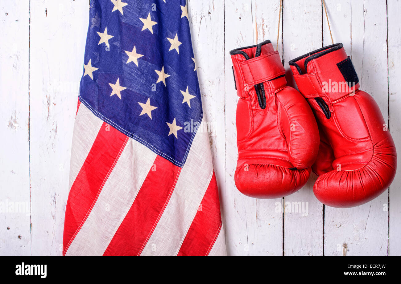 American boxing gloves hi-res stock photography and images - Alamy