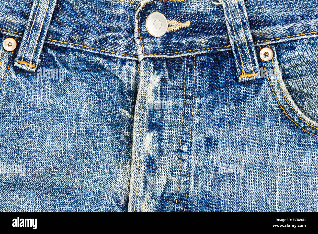Blue jeans front detail hi-res stock photography and images - Alamy