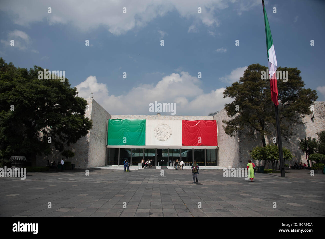 Entrance of The National Museum of Anthropology,Mexico city,Mexico ...
