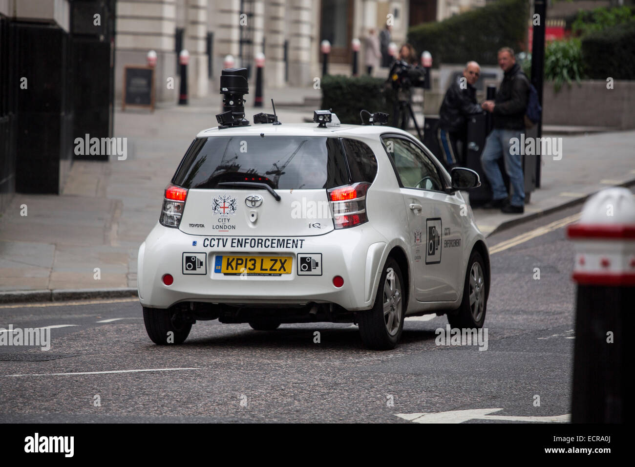 CCTV car traffic enforcement City of London Stock Photo - Alamy