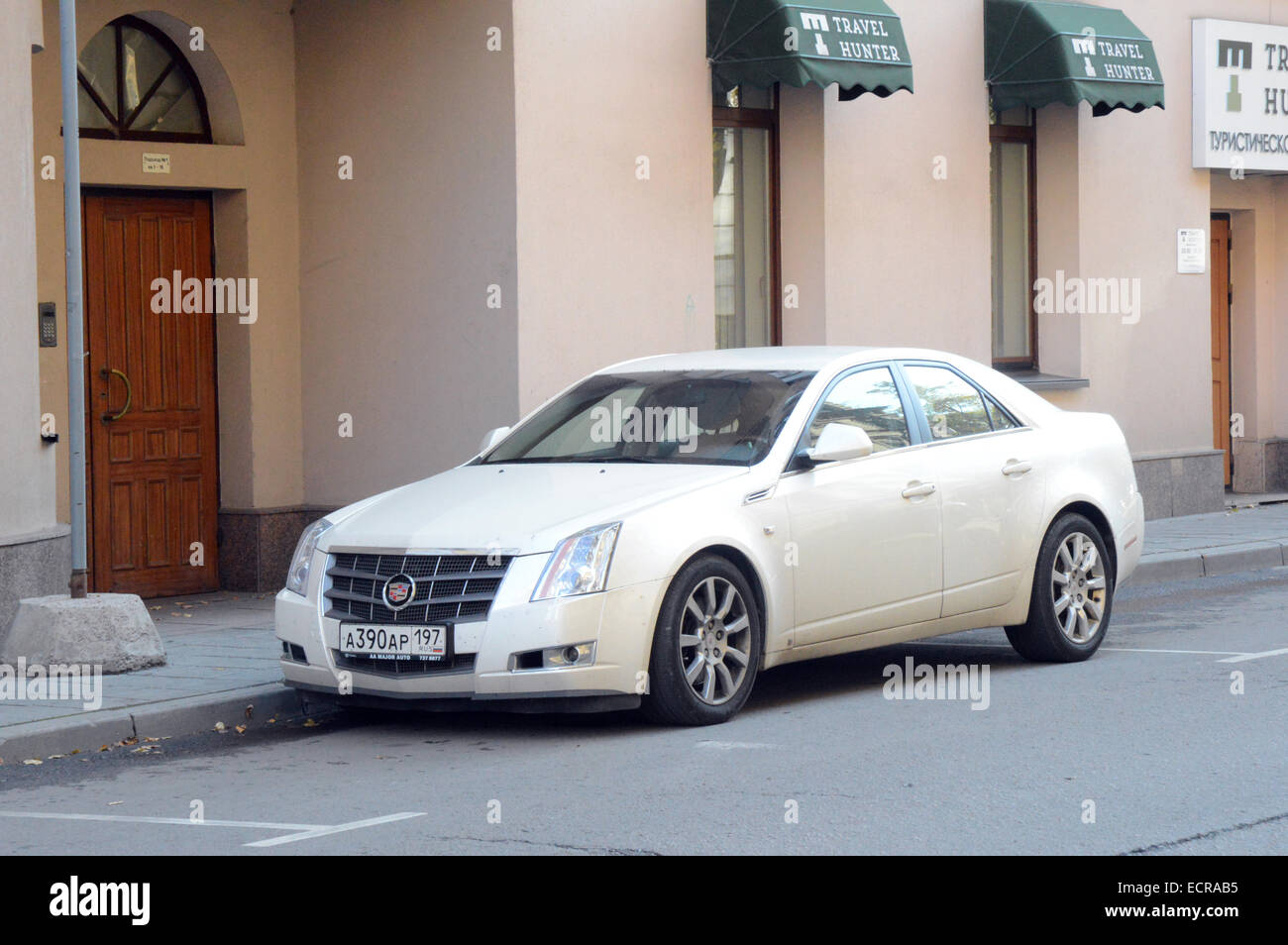Chrysler. Moscow streets. Evening Stock Photo - Alamy
