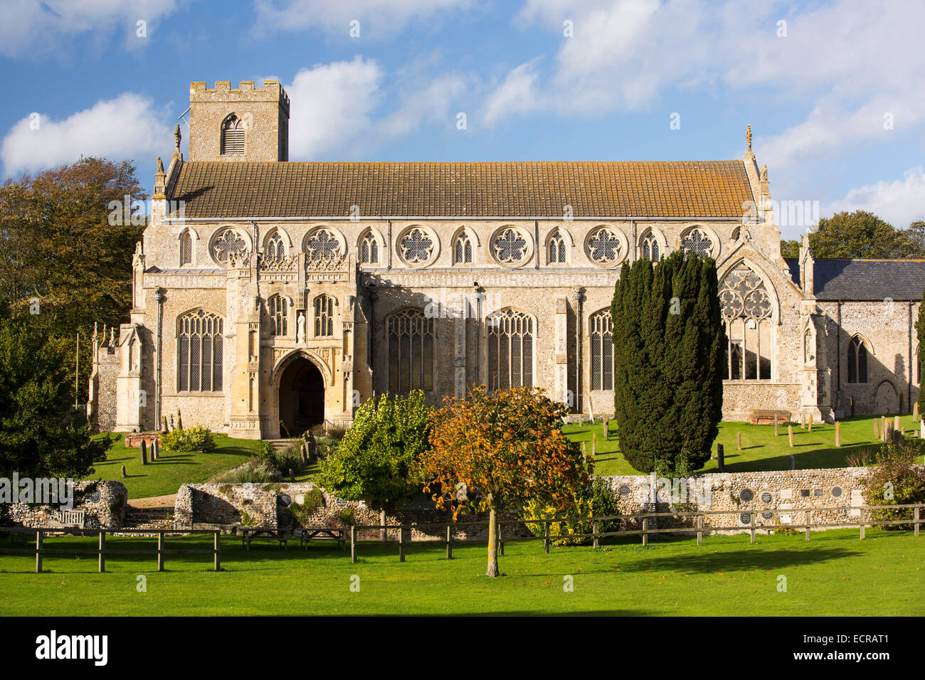 Cley church in norfolk, UK Stock Photo - Alamy