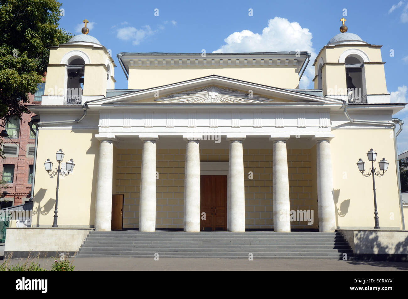 The Church of St Louis of France Russia Moscow Stock Photo - Alamy