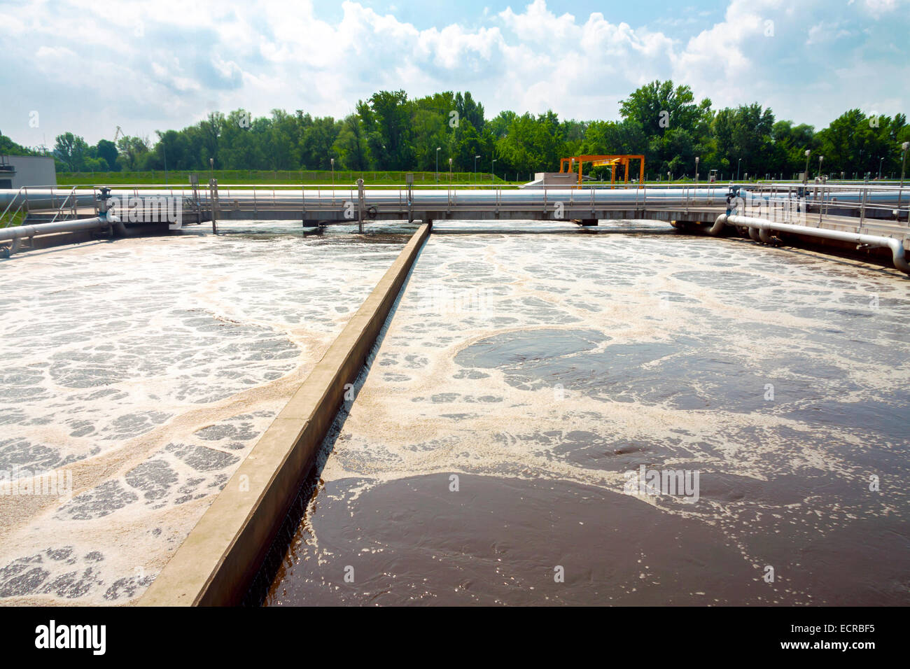 Water cleaning facility outdoors photo Stock Photo - Alamy