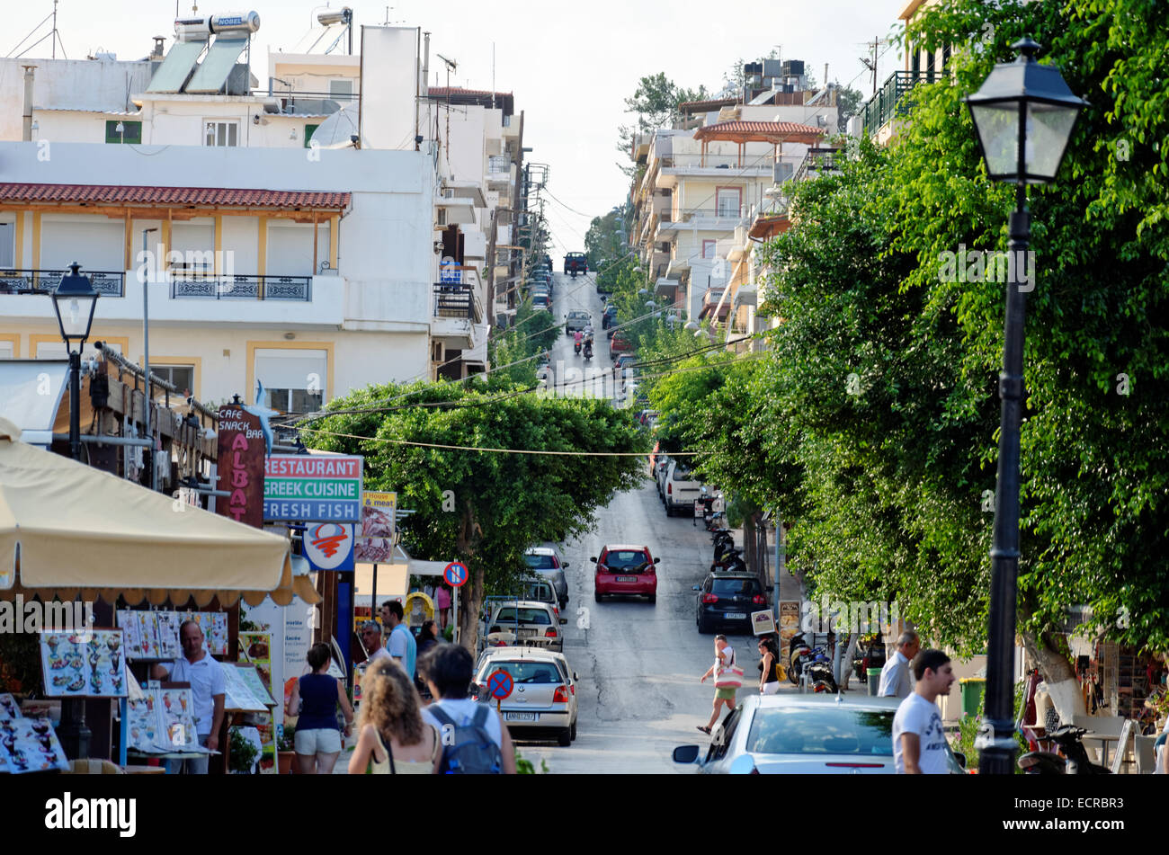 Agios nikolaos crete market hi-res stock photography and images - Alamy