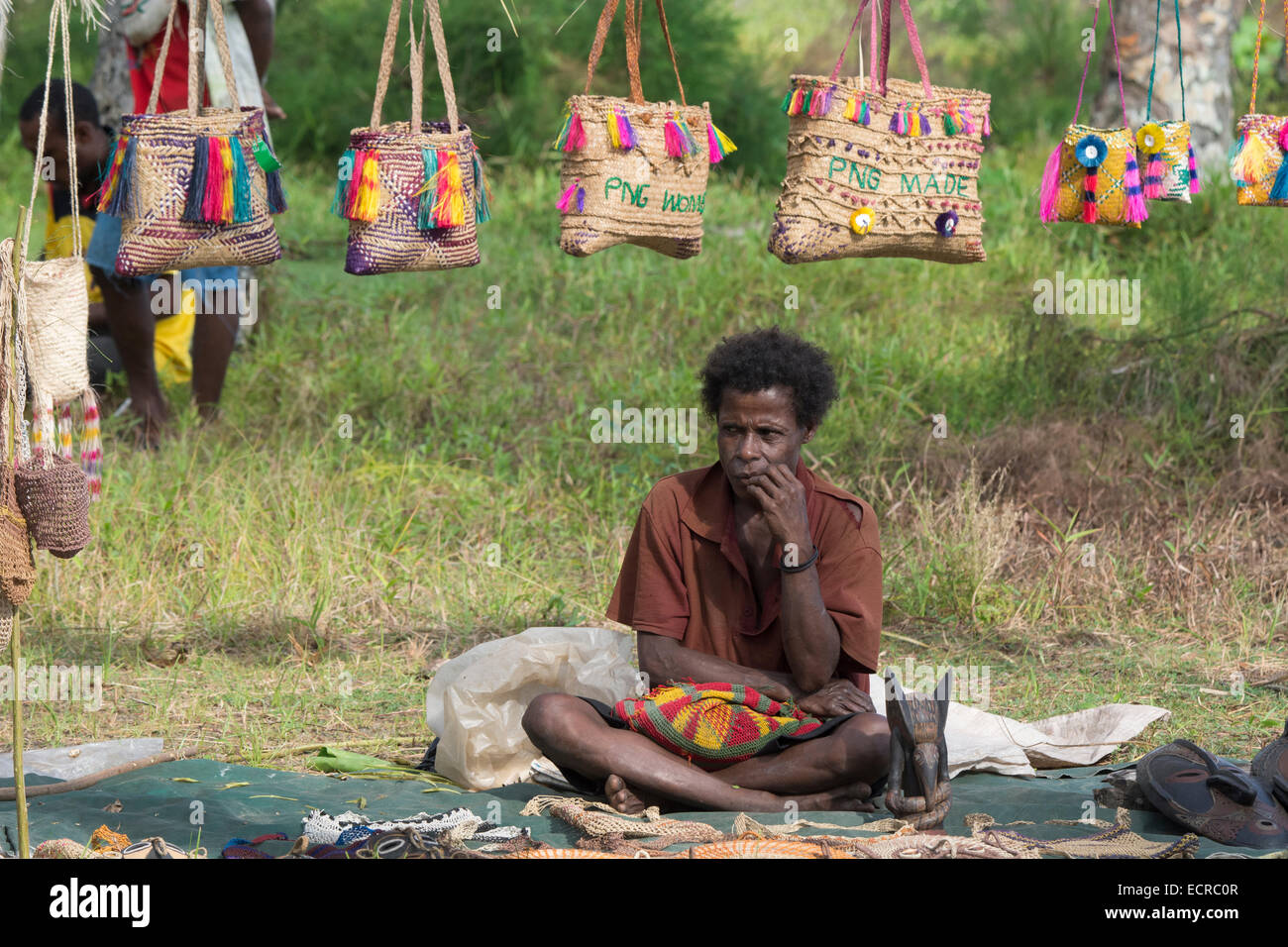 Melanesia, Papua New Guinea, Sepik River area, Murik Lakes, Karau ...