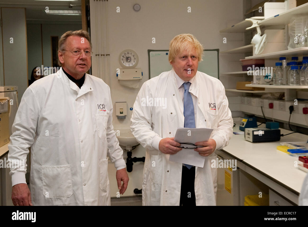 London Mayor Boris Johnson with CEO/President Paul Workman at the ...