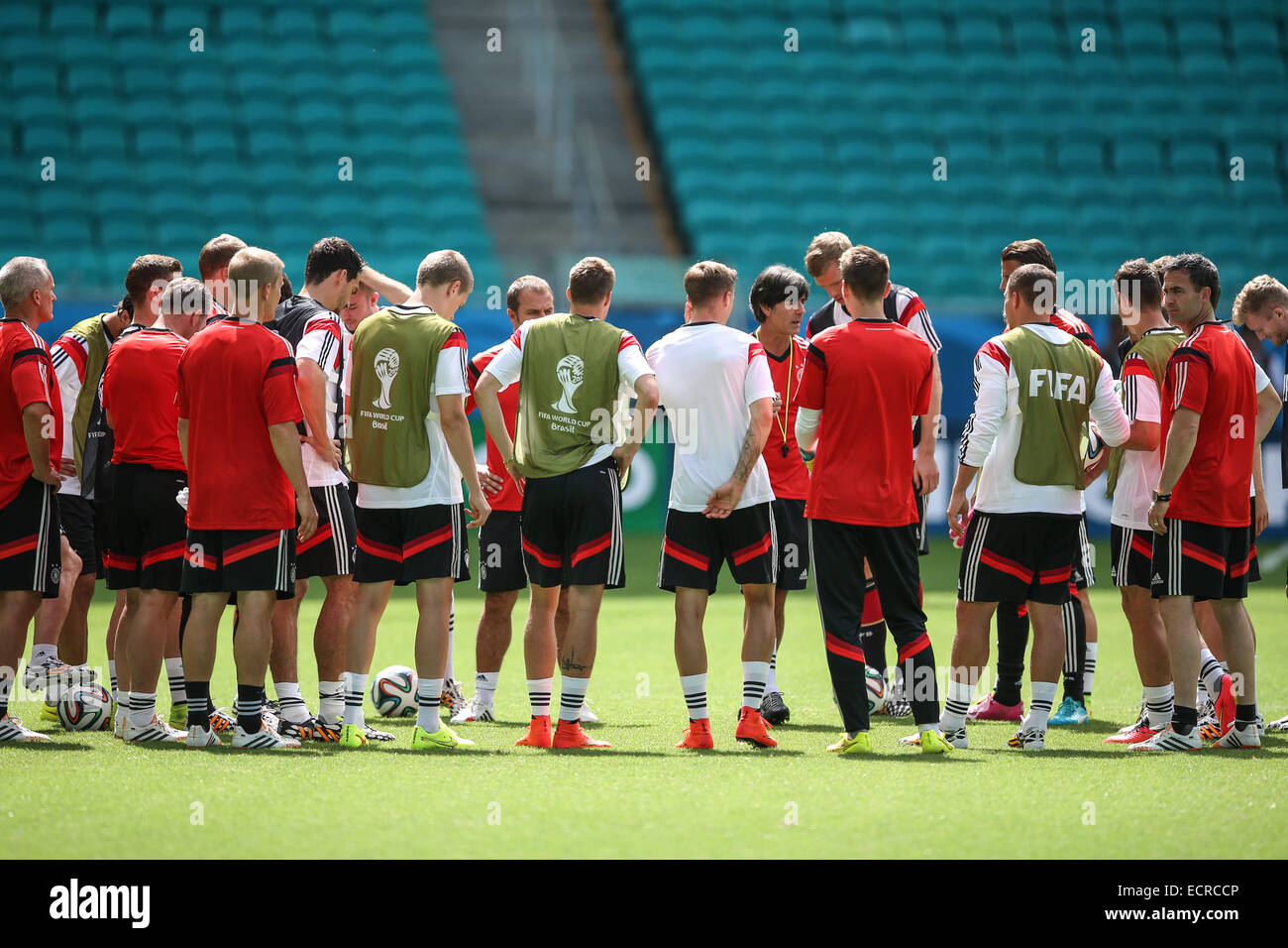 2014 FIFA World Cup - Day 4 - Germany seen in training at the Arena ...