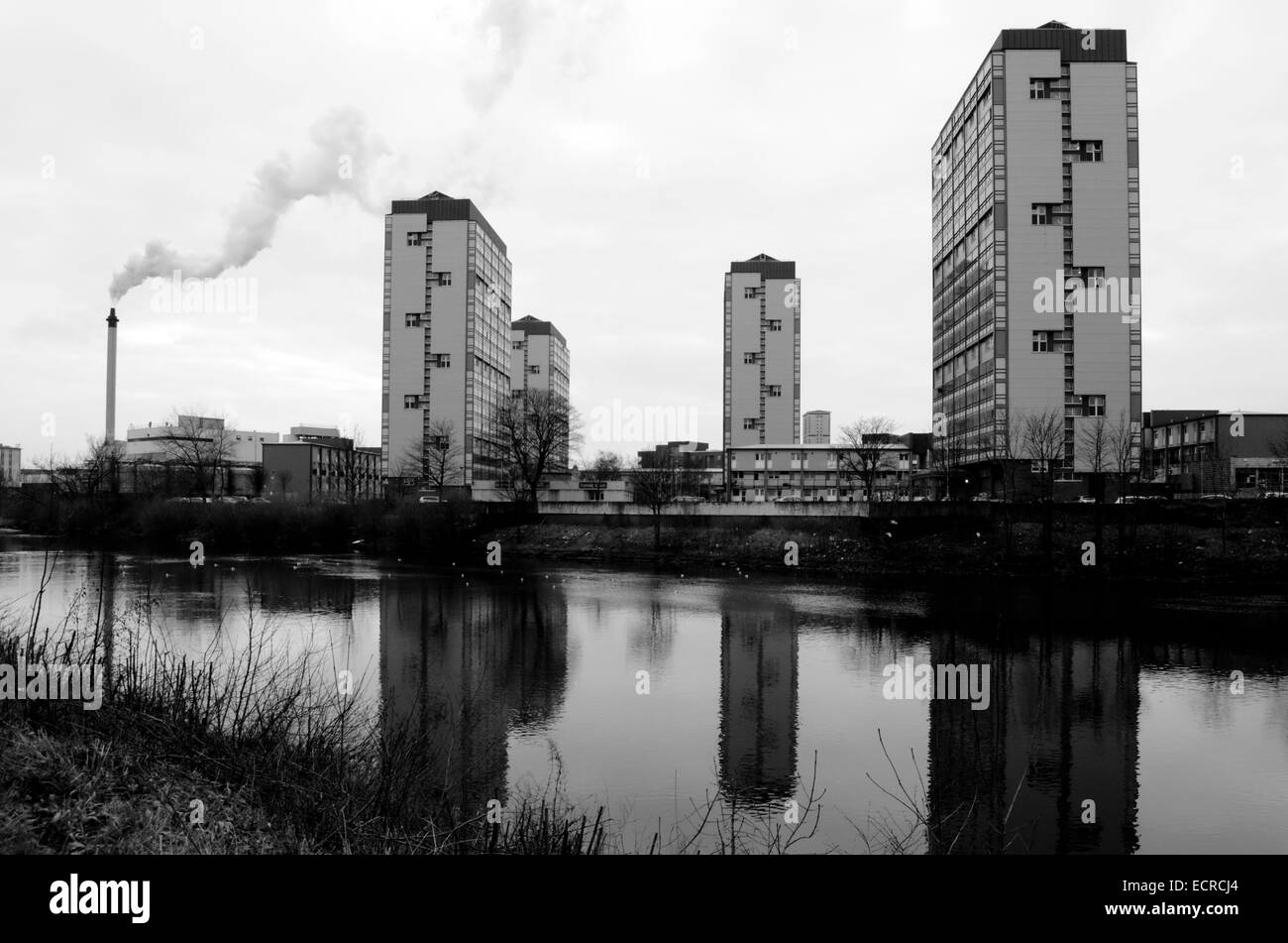 High rise flats in the Gorbals in Glasgow, Scotland Stock Photo - Alamy