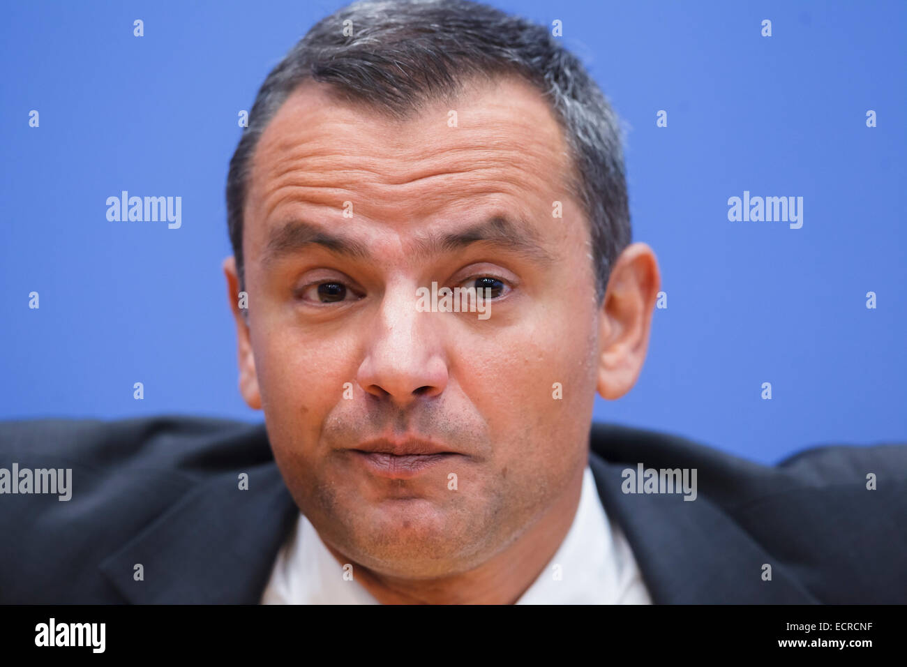 Berlin, Germany. 18th Dec, 2014. Sebastian Edathy gives statement and ...