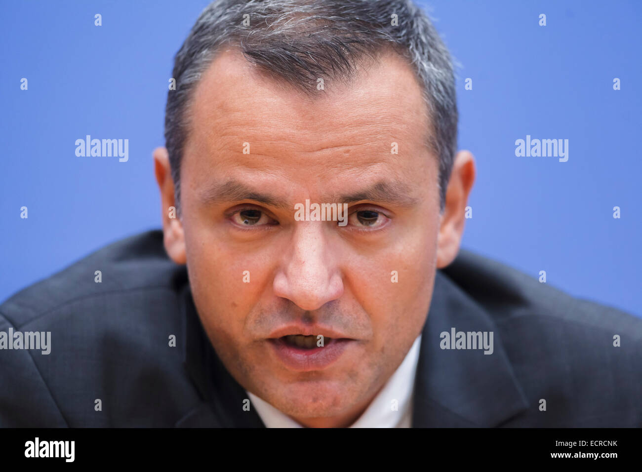 Berlin, Germany. 18th Dec, 2014. Sebastian Edathy gives statement and ...