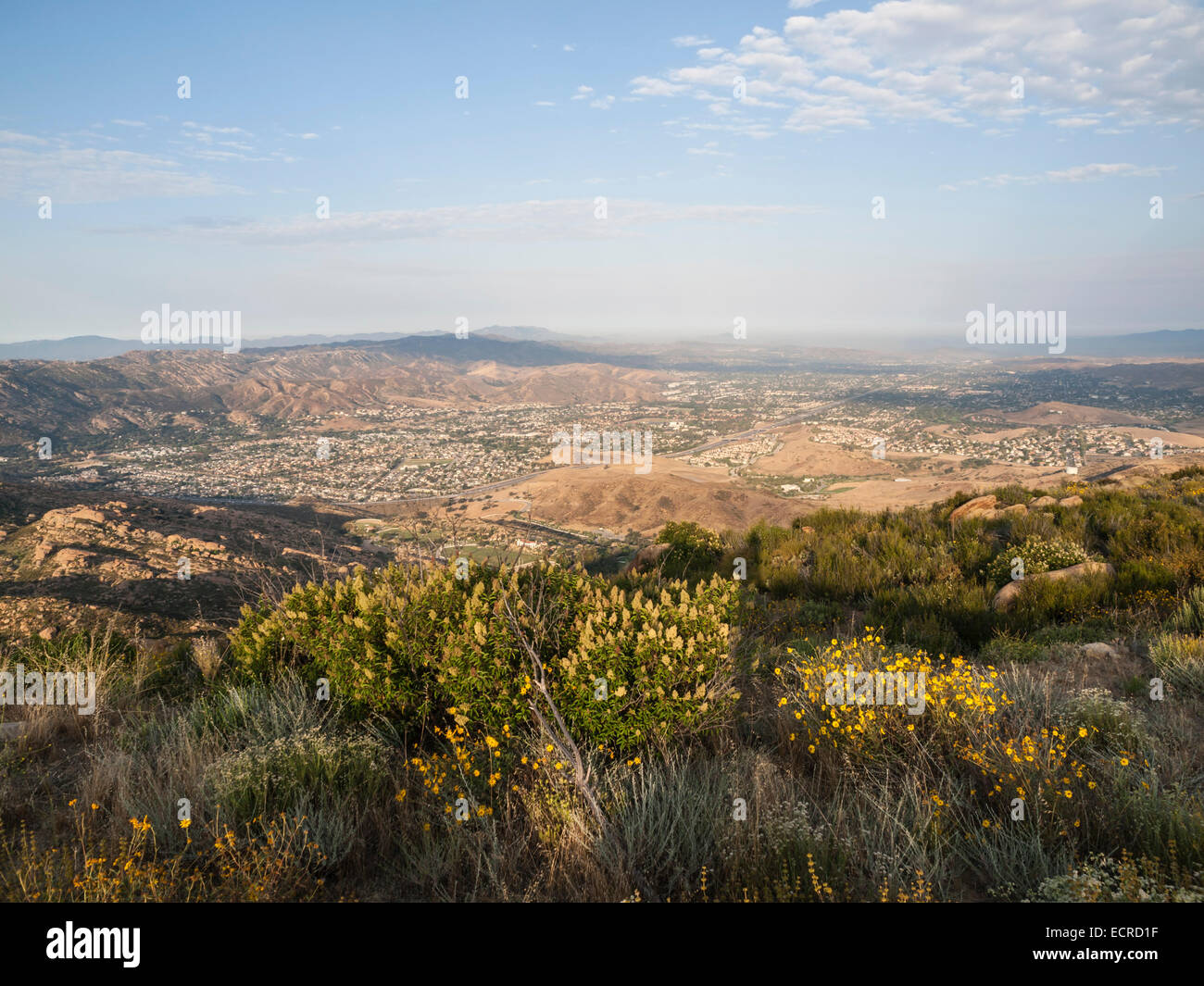 Simi Valley California View Stock Photo - Alamy