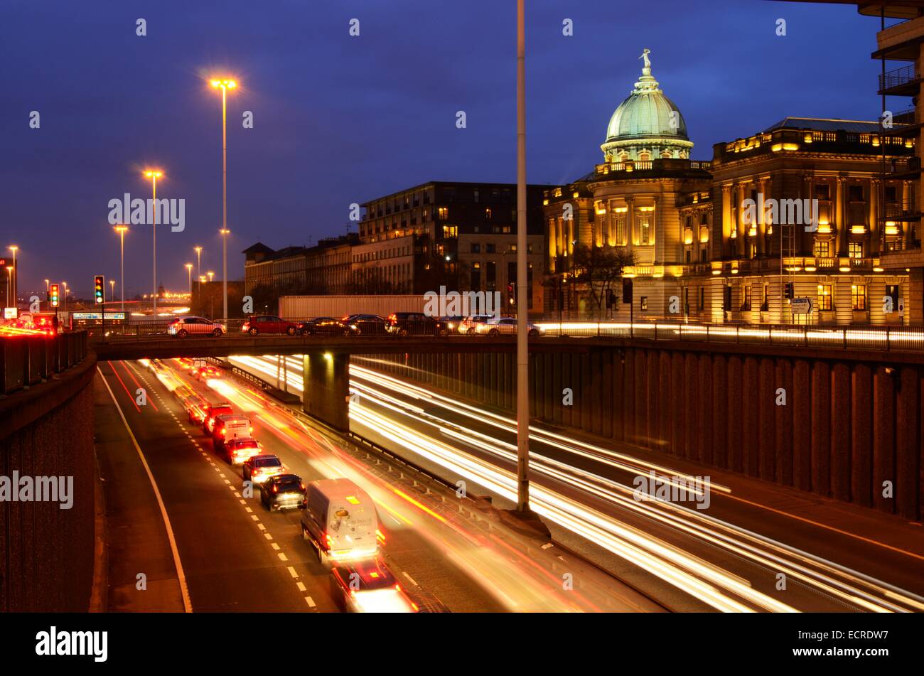 M8 glasgow rush hour hi-res stock photography and images - Alamy