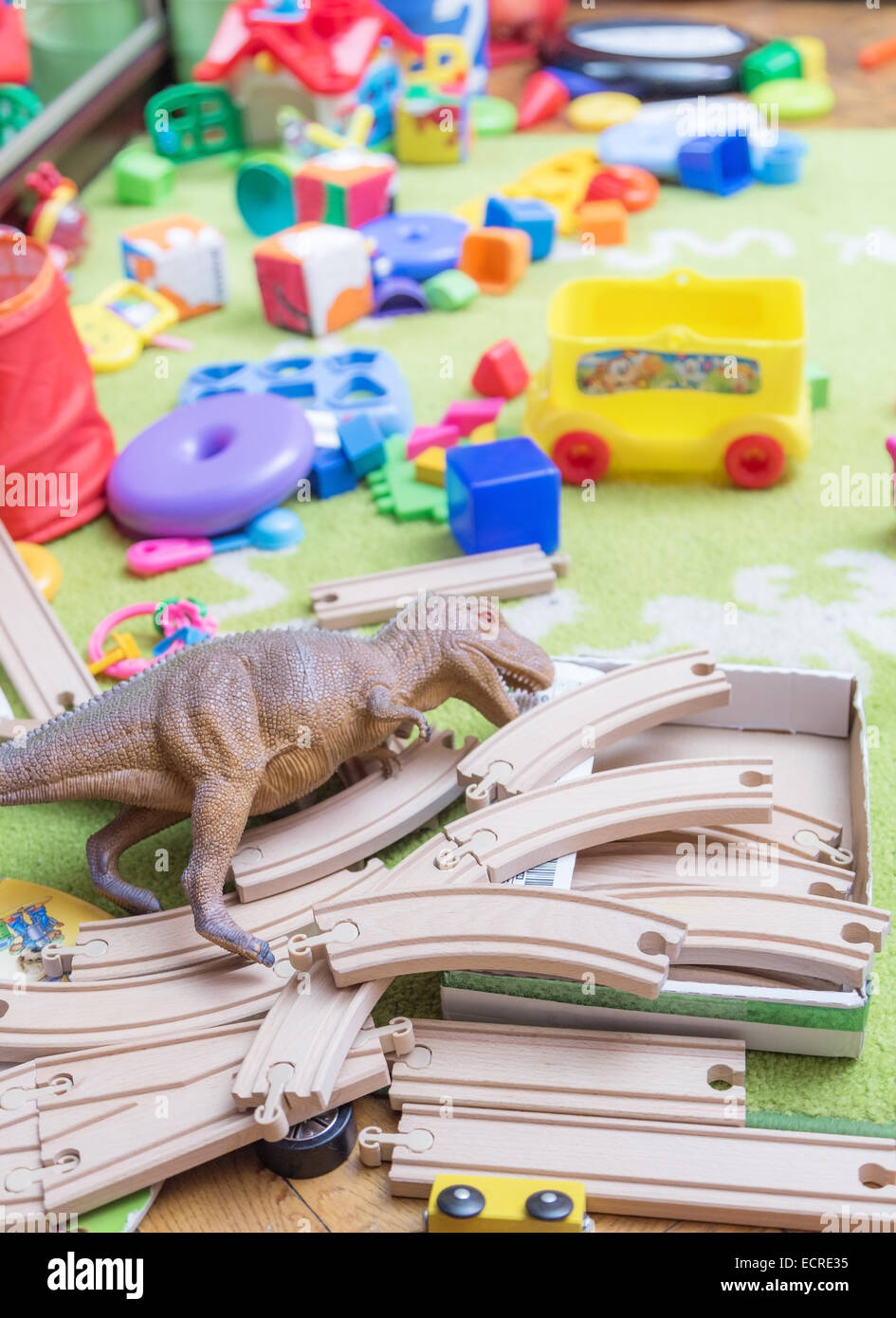 Toy messy box playroom hi-res stock photography and images - Alamy