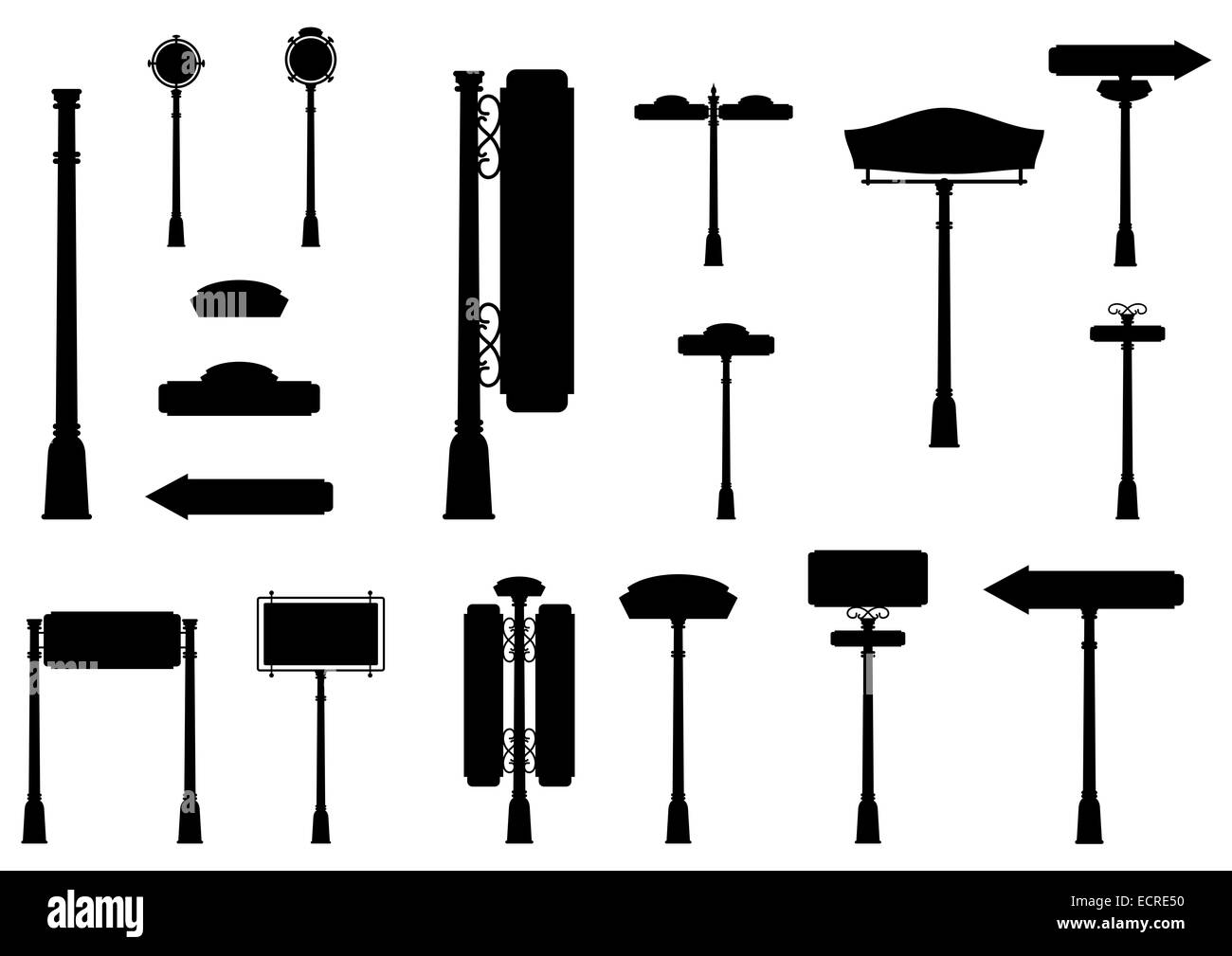 Cartoon sign post hi-res stock photography and images - Alamy