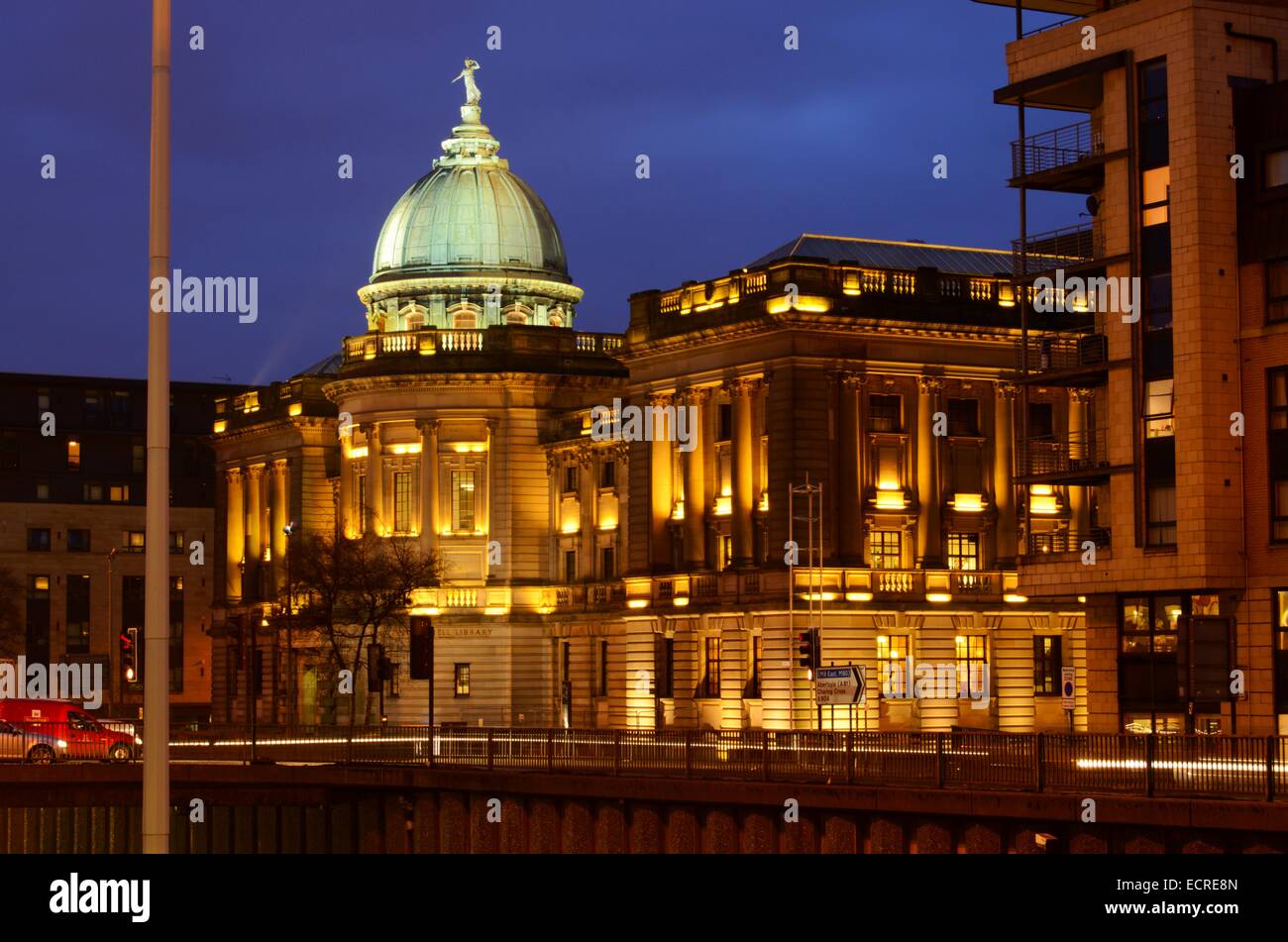 The Mitchell Library near Charing Cross in Glasgow, Scotland Stock ...